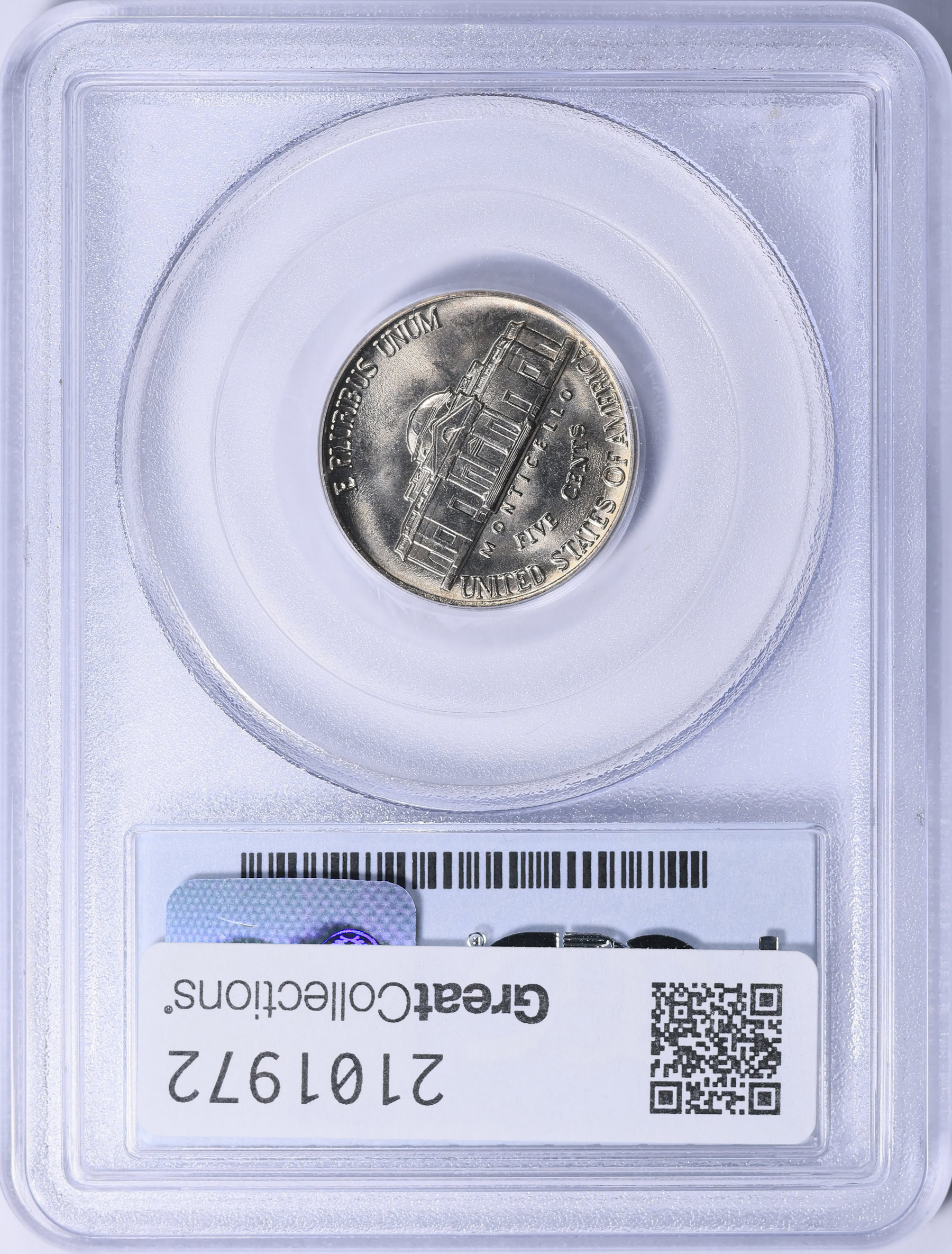 1982-P Jefferson Nickel PCGS MS-66 FS (Item 2101972) | GreatCollections ...