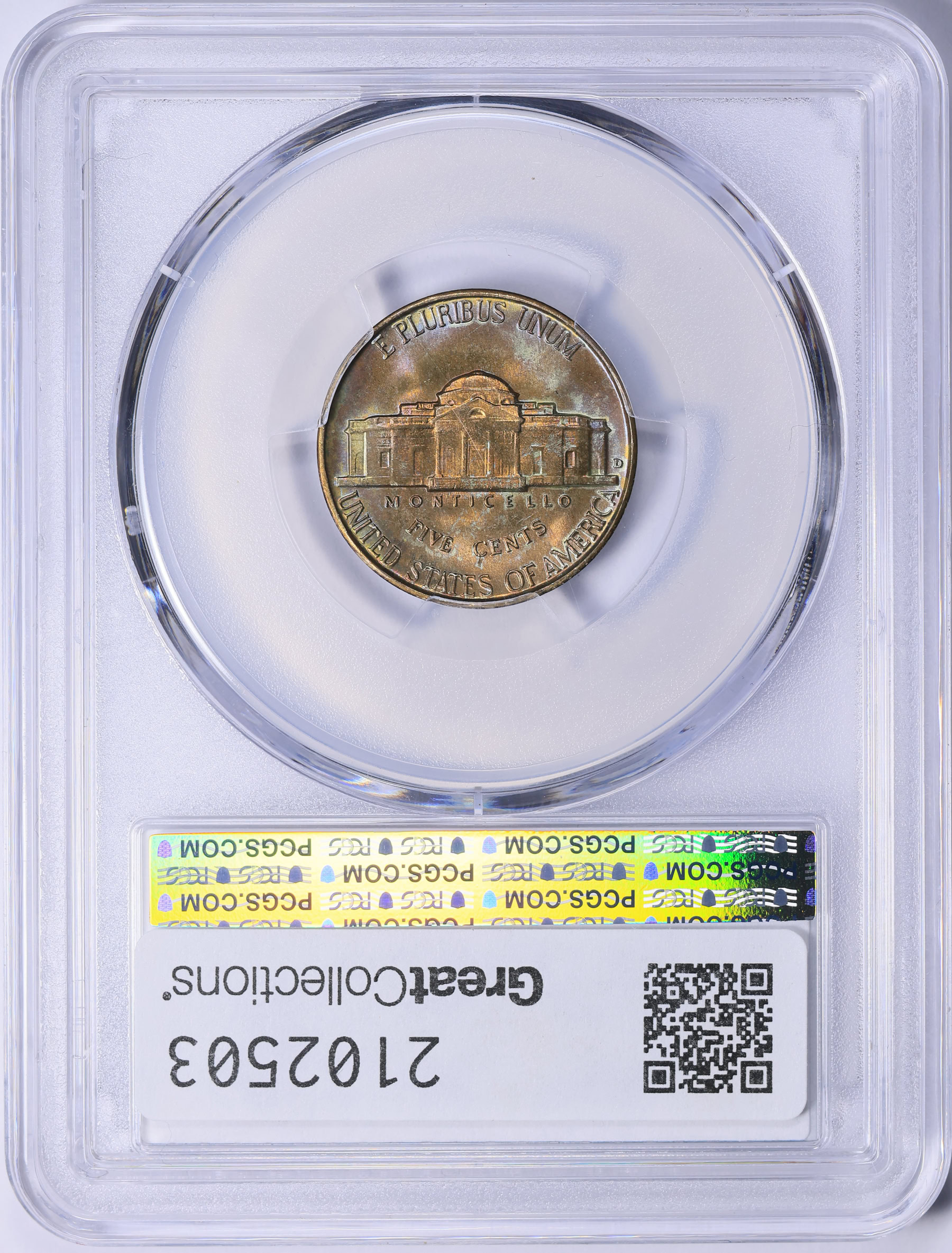 1941-D Jefferson Nickel PCGS MS-66 FS (Toned) (Item 2102503 ...
