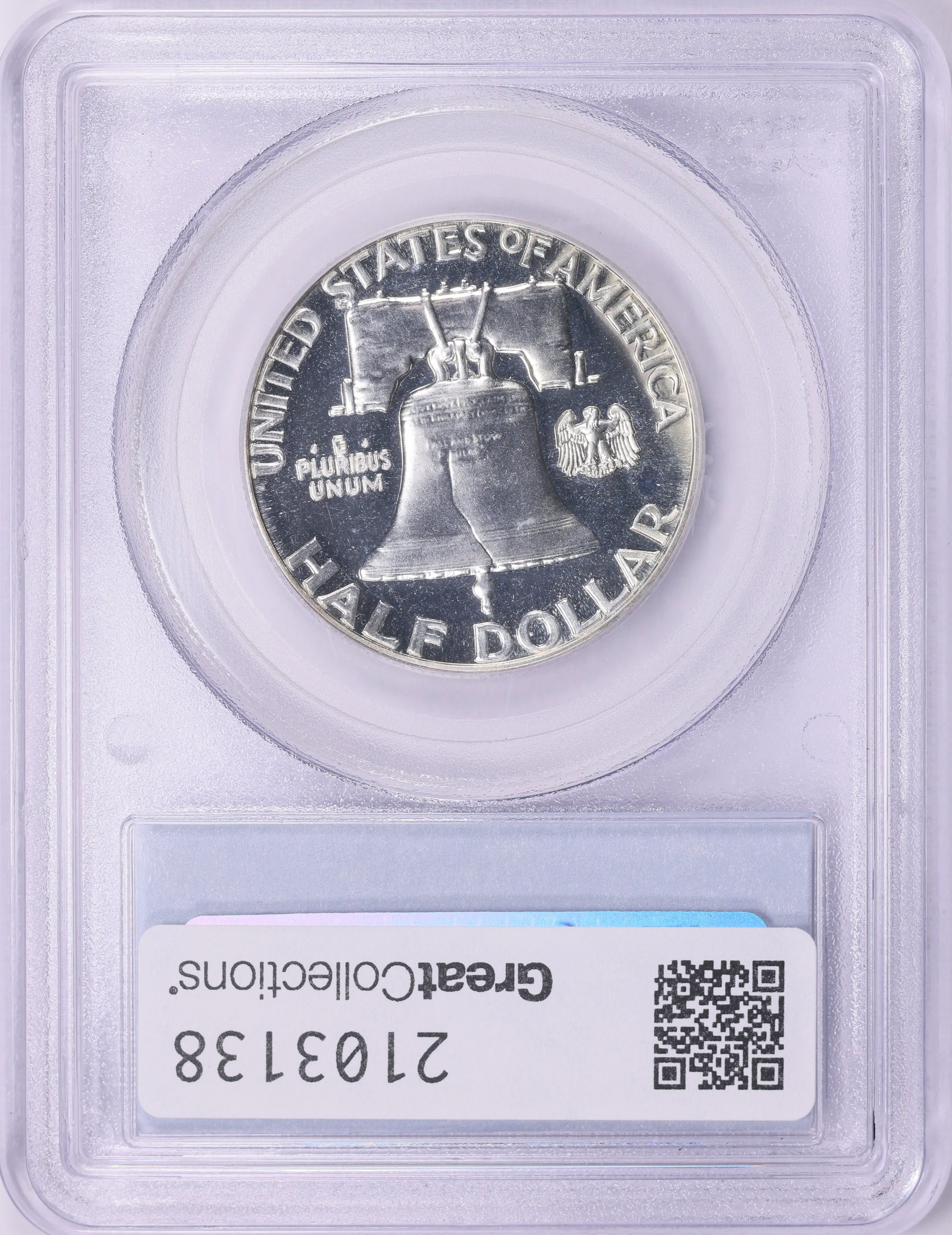 1961 Franklin Half Dollar Doubled Die Reverse PCGS Proof-65 (Item ...