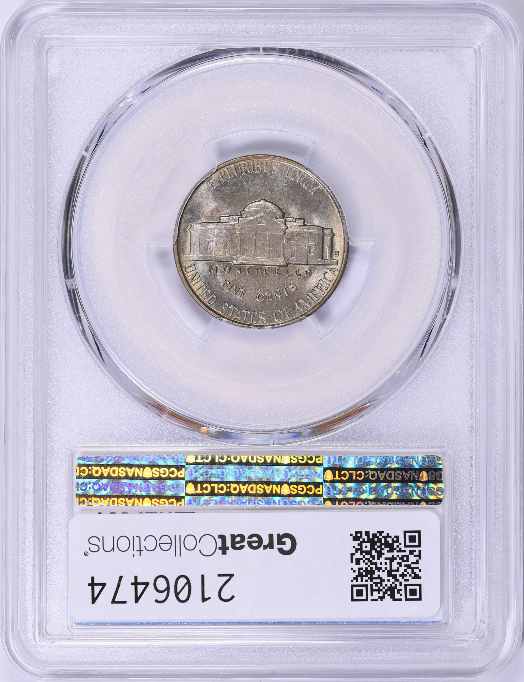 1941-S Jefferson Nickel PCGS MS-66 FS (Toned) (Item 2106474 ...