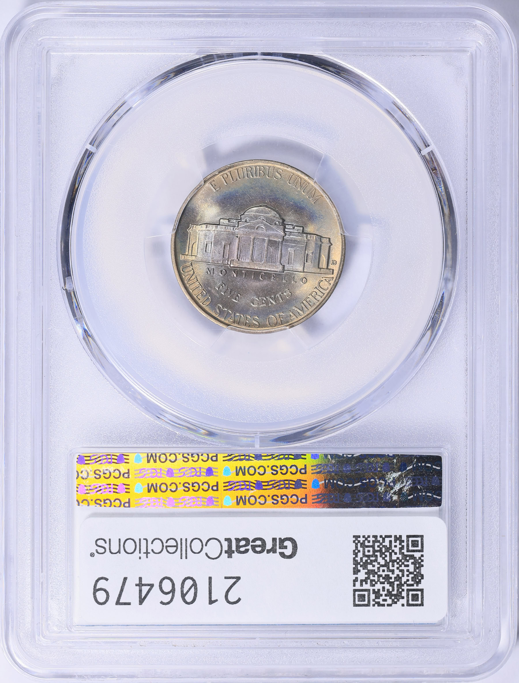 1938-D Jefferson Nickel PCGS MS-66 FS (Toned) (Item 2106479 ...