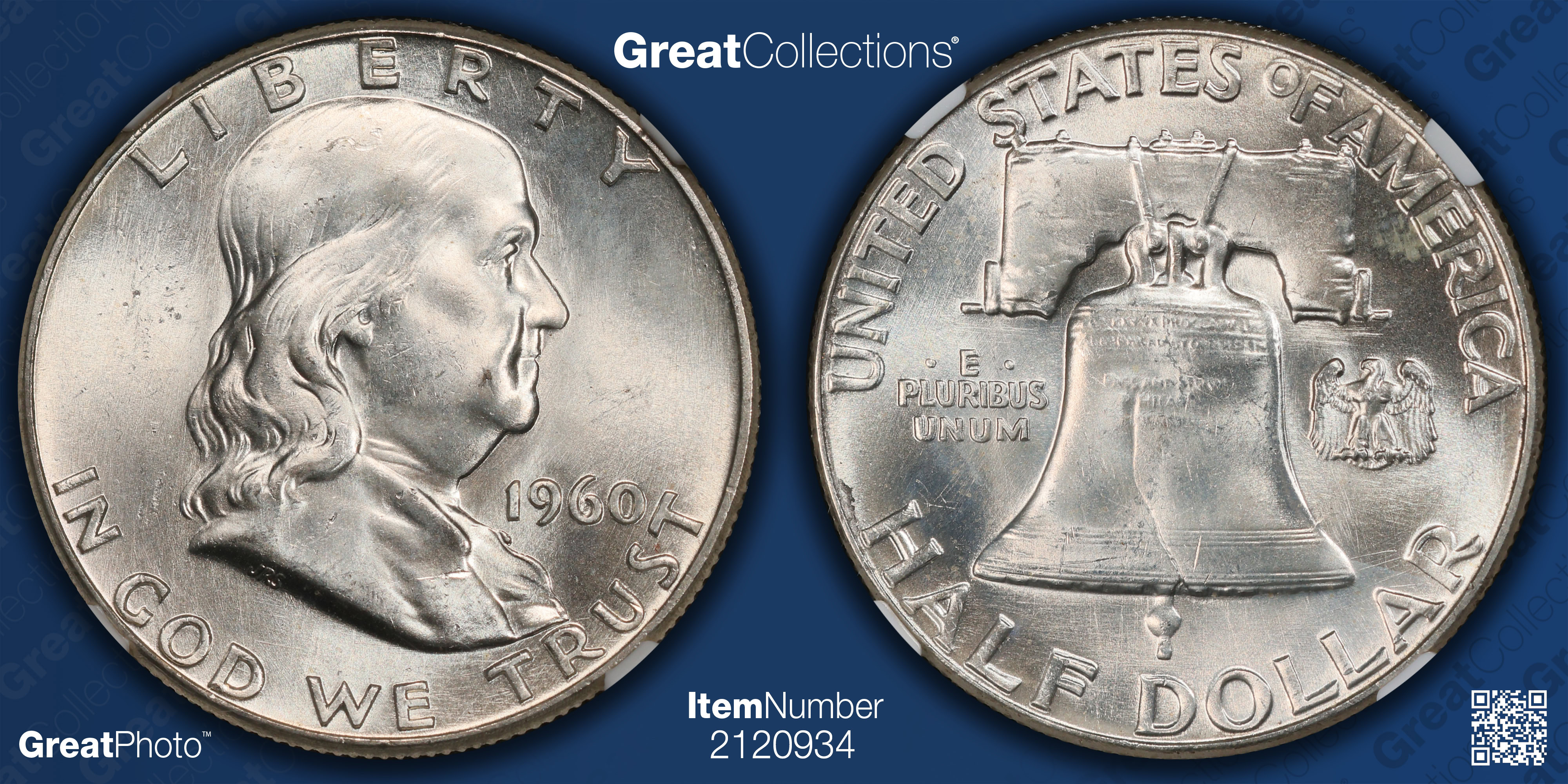 1960 Franklin Half Dollar Bugs Bunny FS-401 NGC MS-64 FBL (Bill Fivaz ...