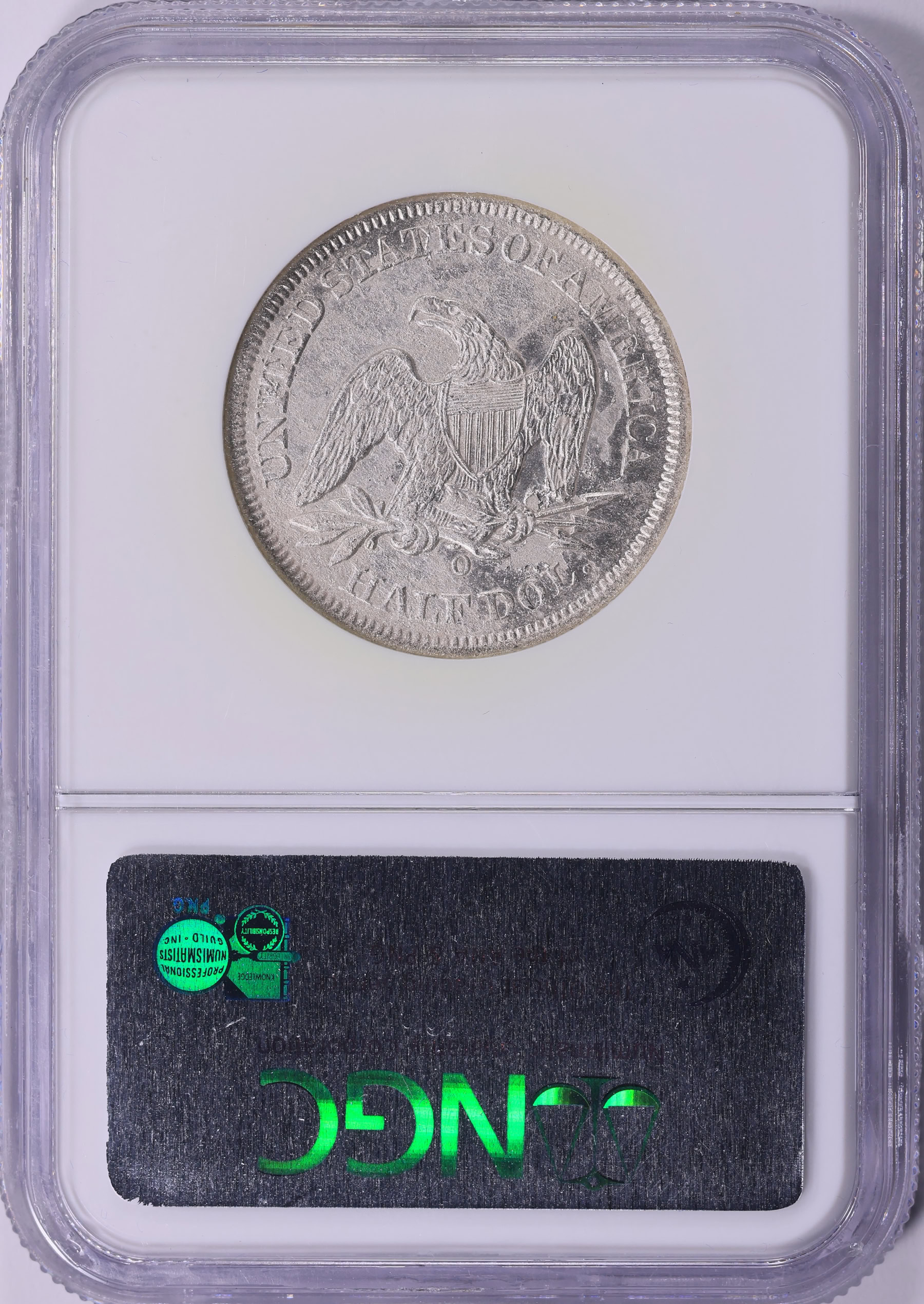 1857-O Seated Liberty Half Dollar S.S. Republic Shipwreck Effect NGC ...