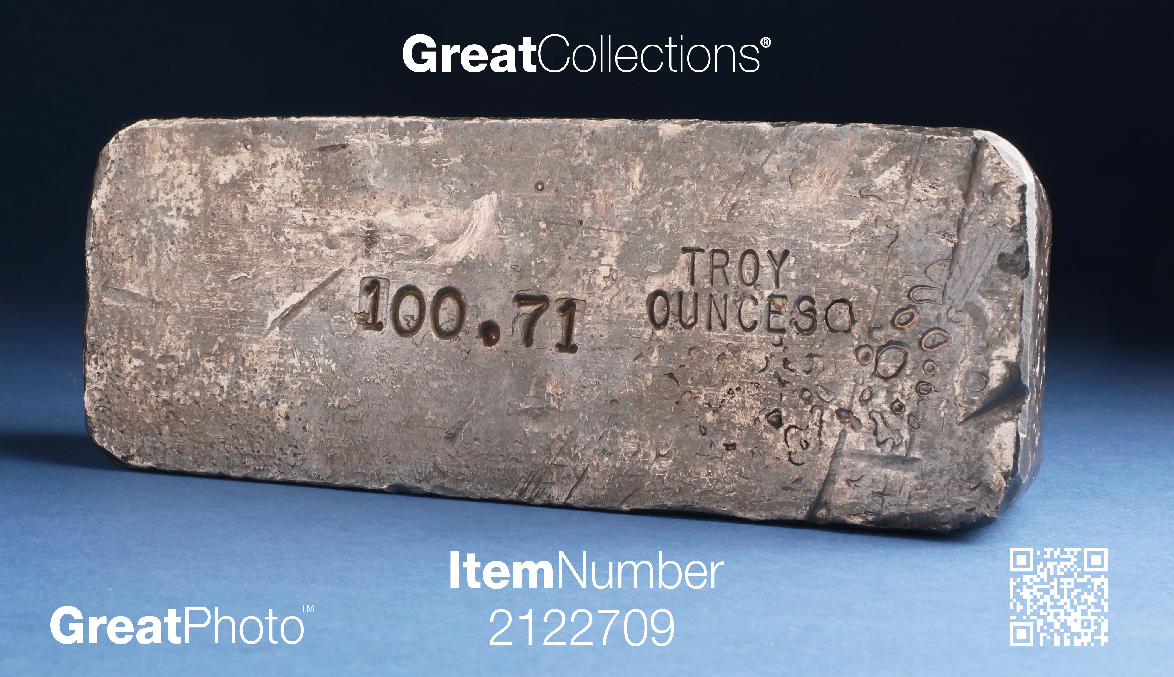 ND Silver 100.71oz Bear Paw Mining Co. Ingot/Bar Uncertified (ASW = 100 ...