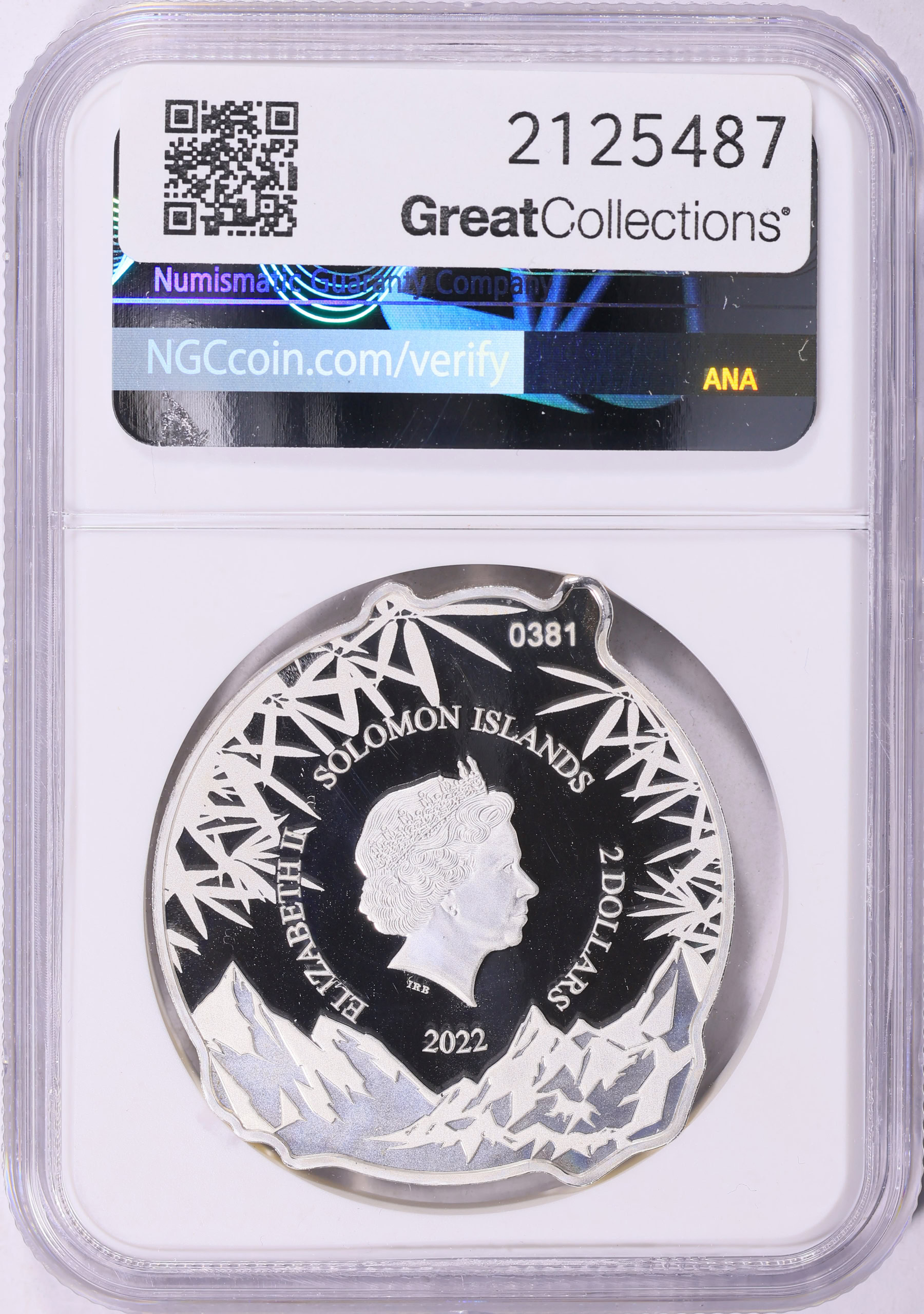 Solomon Islands 2022 Colorized Silver $2 Giant Panda NGC PL-70 | NGC ...