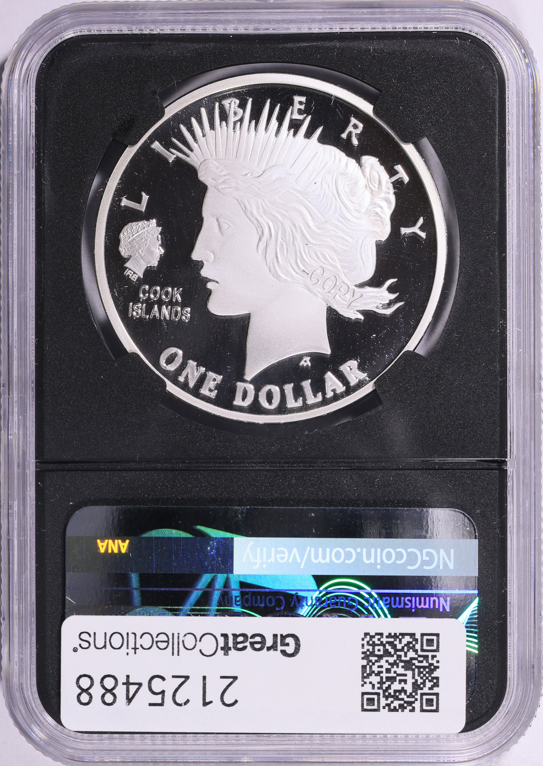 Cook Islands 2021 Silver Dollar Morgan and Peace Silver Dollar 100th ...