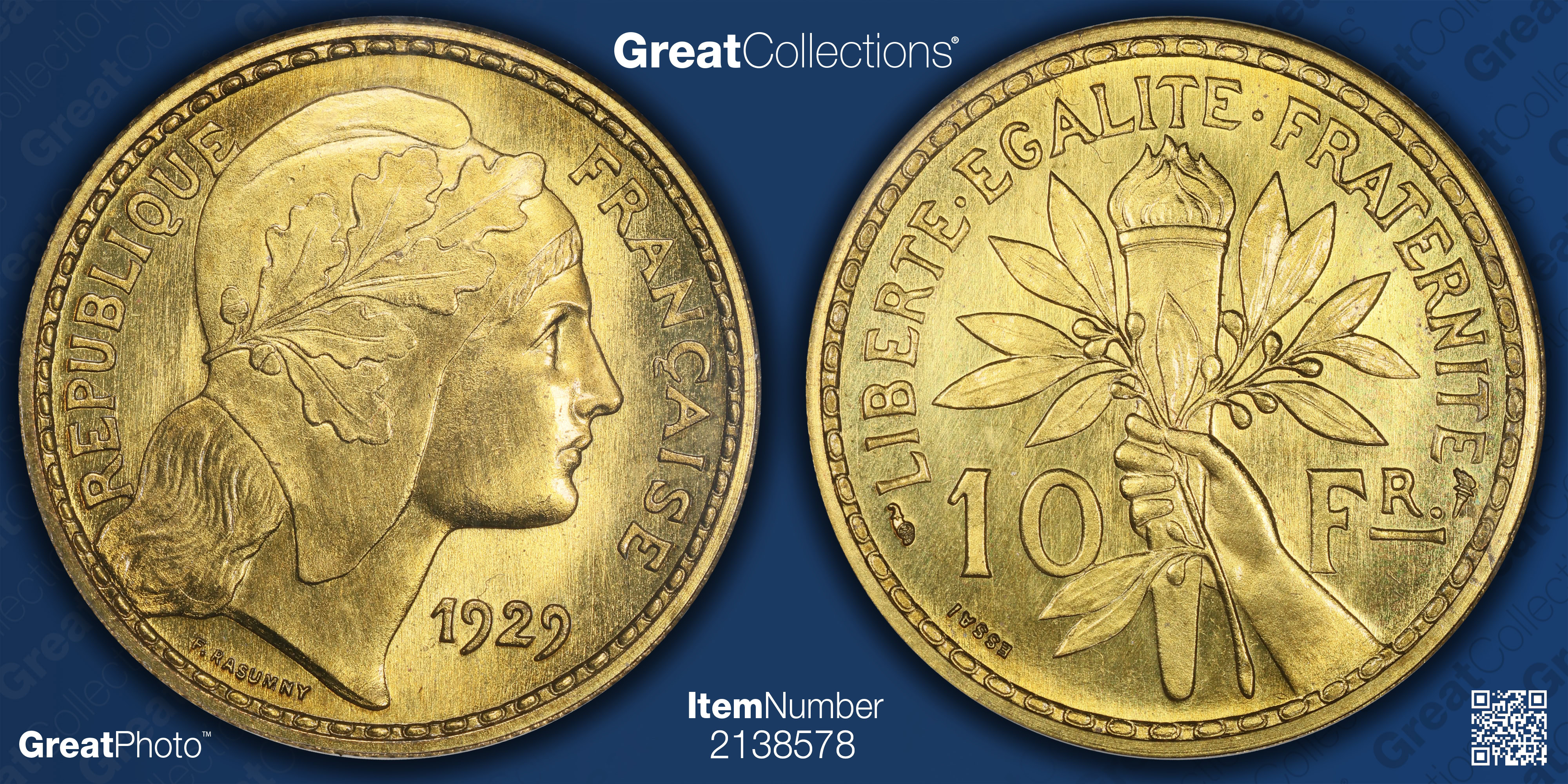 France 1929 10 Francs Essai KM-E47 NGC MS-64 (WINGS) | NGC Cert ...