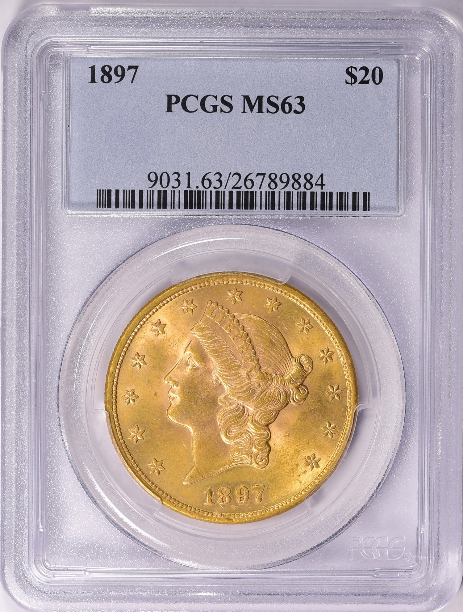 1897 Liberty Gold Double Eagle PCGS MS-63 (Item 2138654 ...