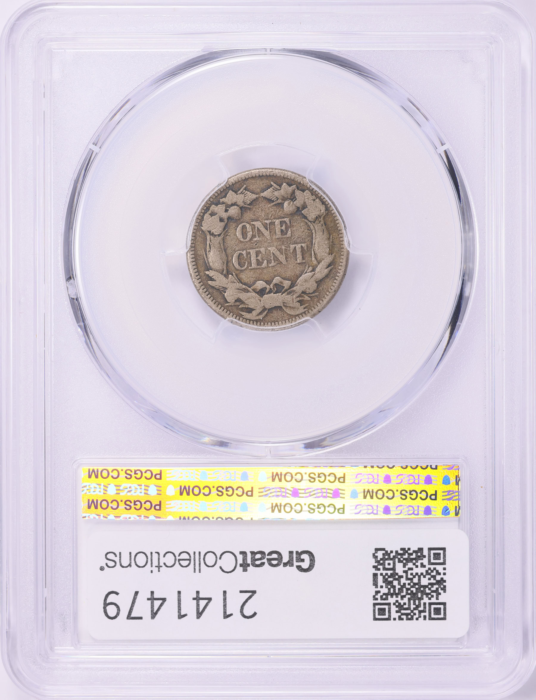 1858 Flying Eagle Cent Small Letters PCGS Genuine VG Details (Item ...