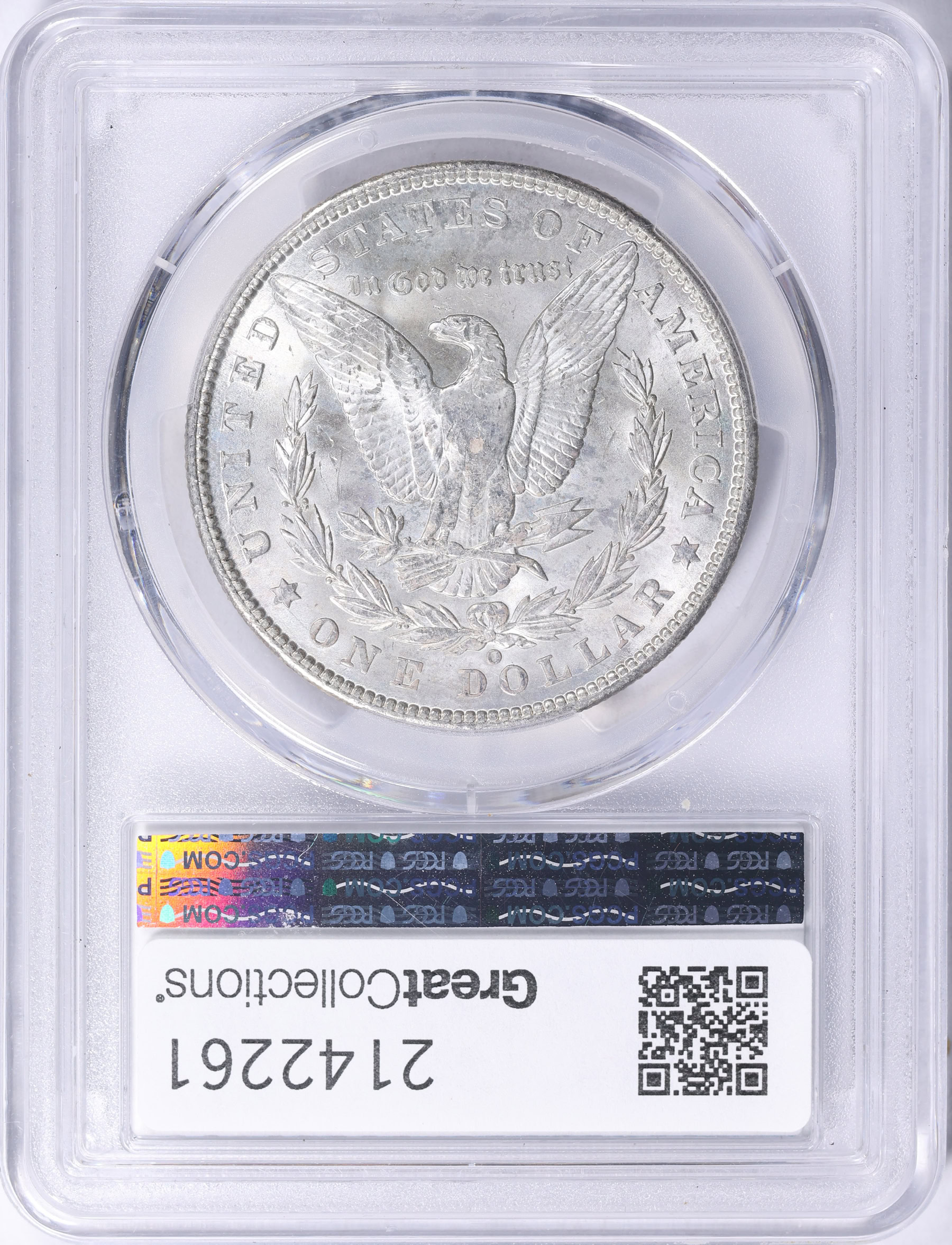 Mint Error 1902-O Morgan Silver Dollar Struck-Through Reverse PCGS MS ...