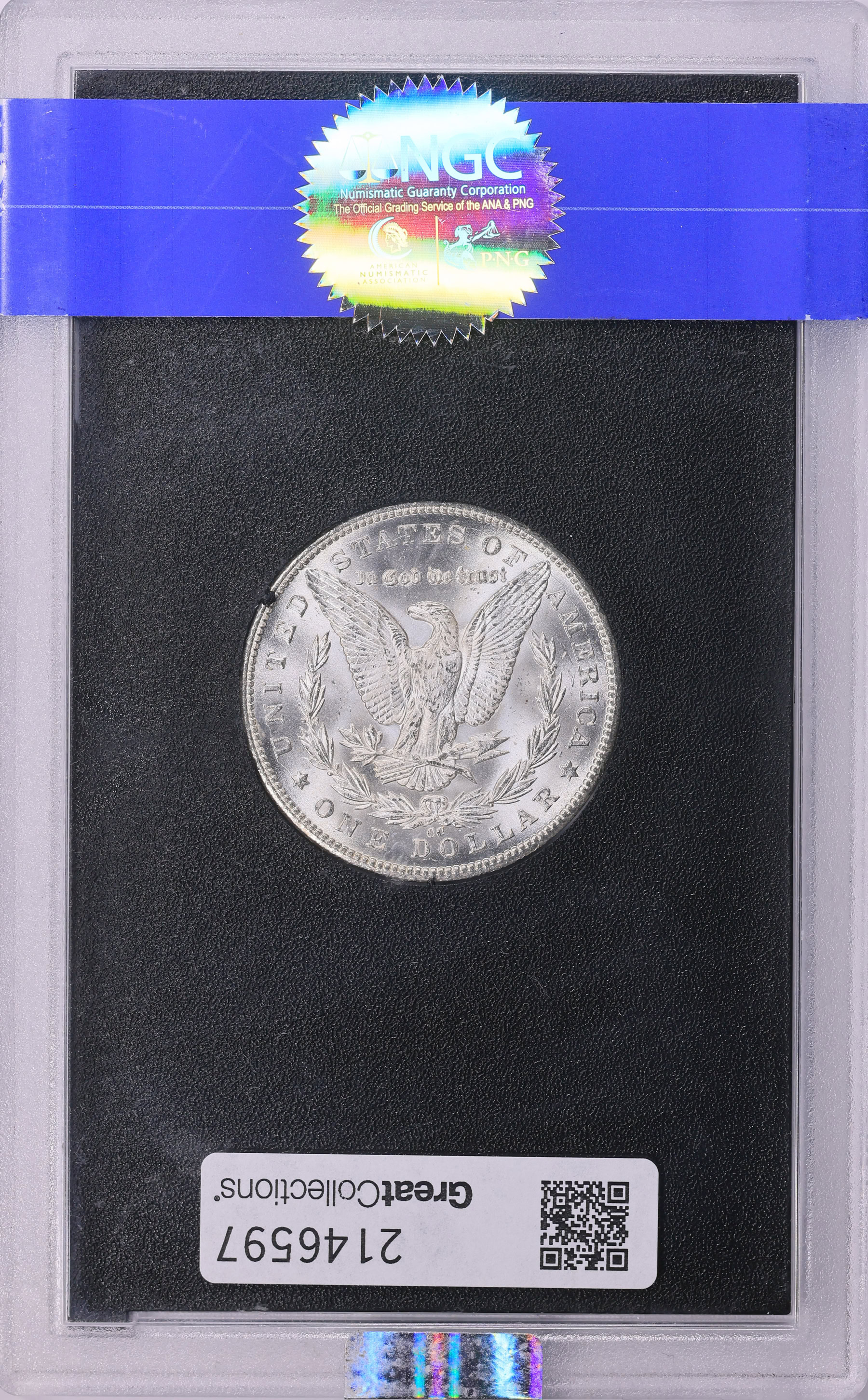 1884-CC Morgan Silver Dollar GSA Hoard NGC MS-65 (GSA Holder) (Item ...