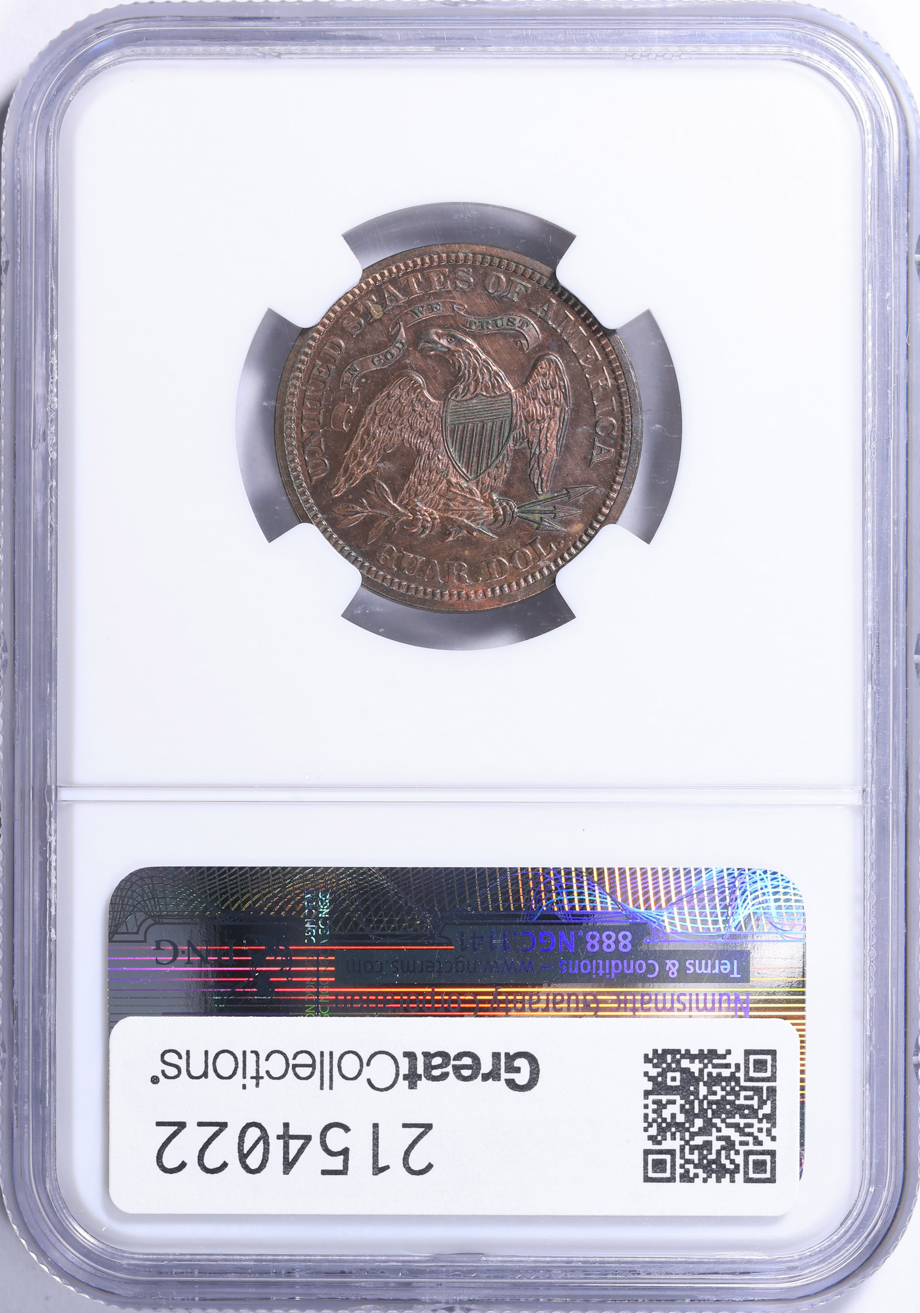 Pattern 1870 25c J-885 NGC Proof-63 BN (Toned) (Item 2154022 ...