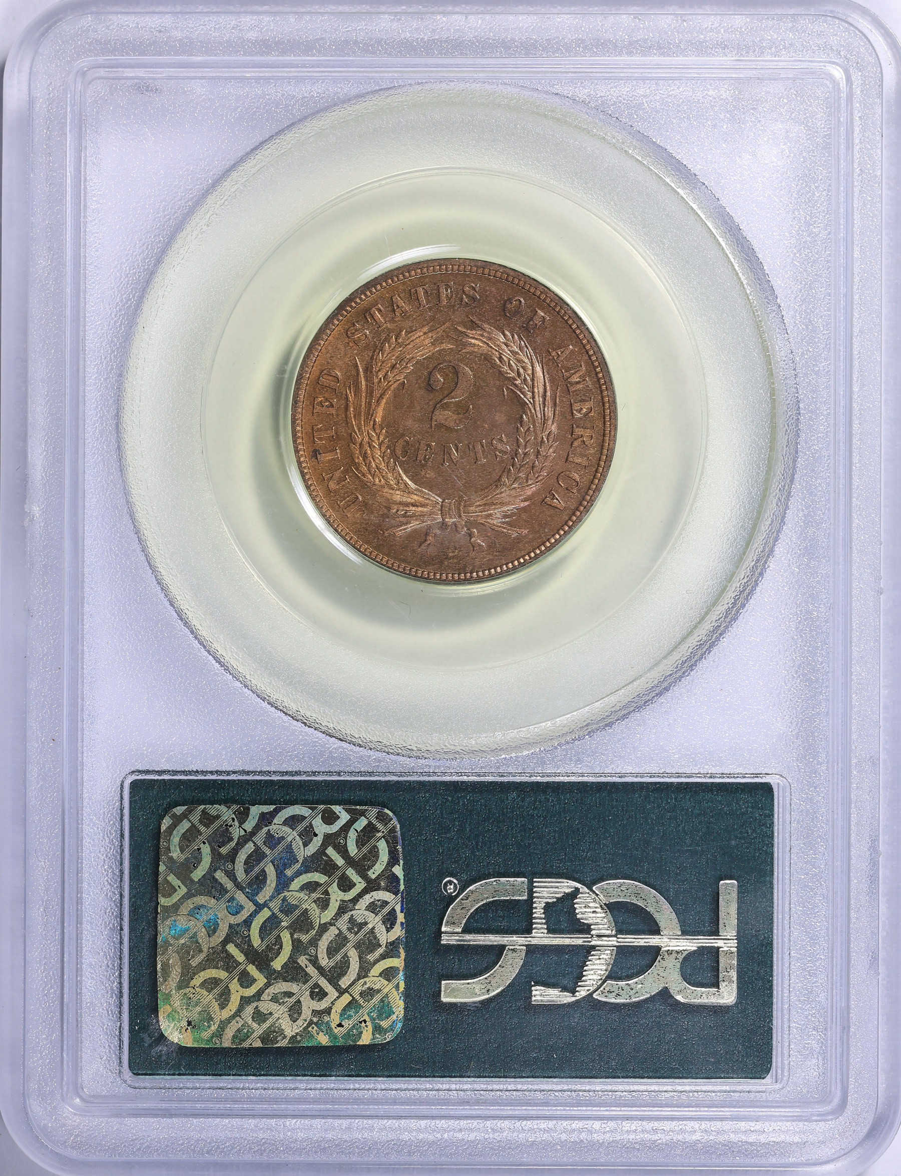 1871 Two-Cent Piece PCGS Proof-63 RB OGH (Item 2156448 ...