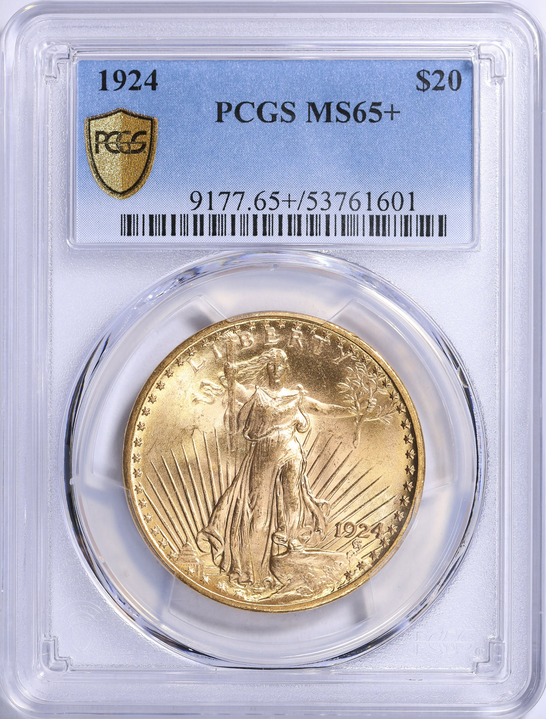 1924 Saint-Gaudens Gold Double Eagle PCGS MS-65+ (Item 2159477 ...