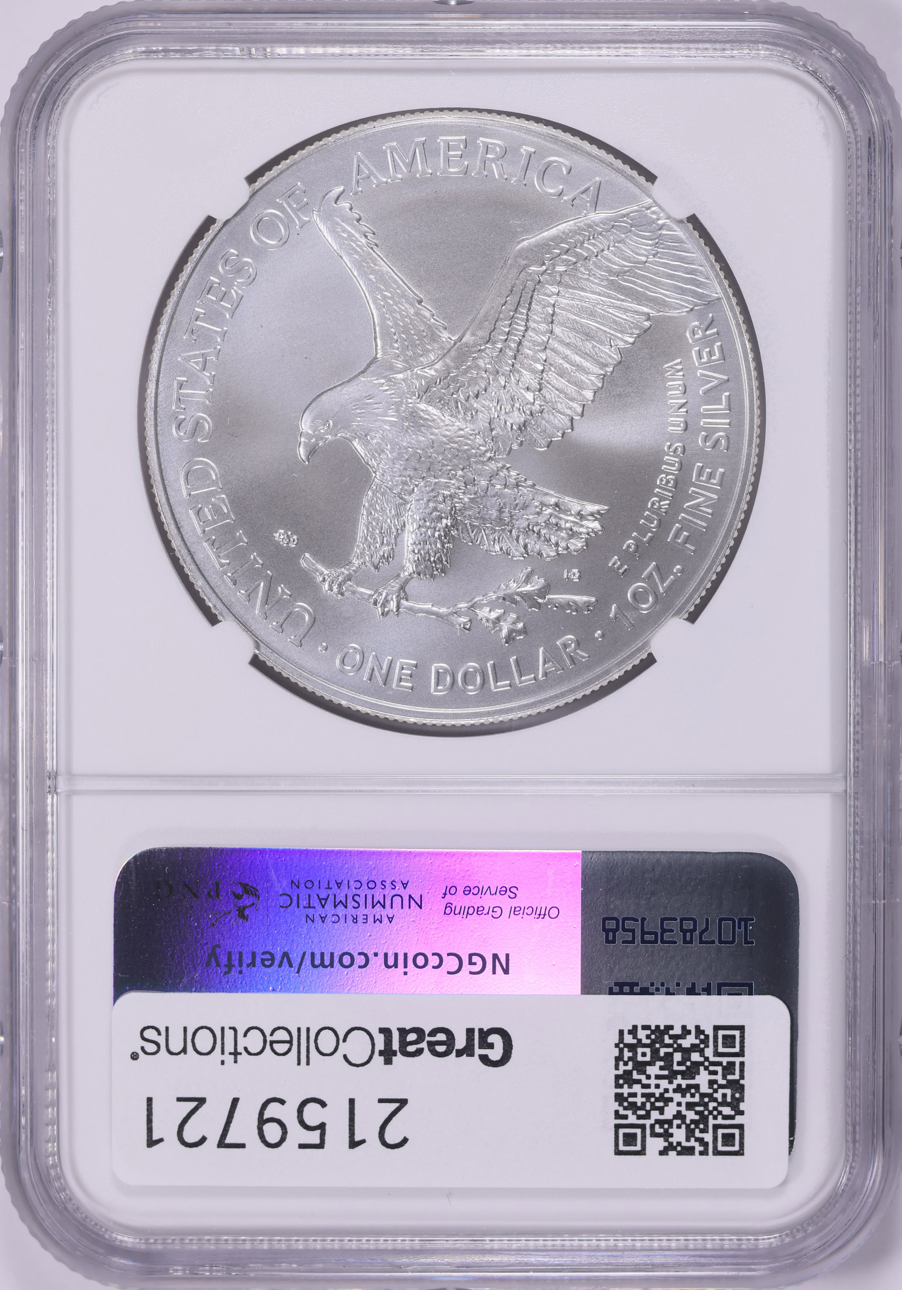 2024-(P) $1 Silver Eagle with Star Privy First Releases NGC MS-70 ...