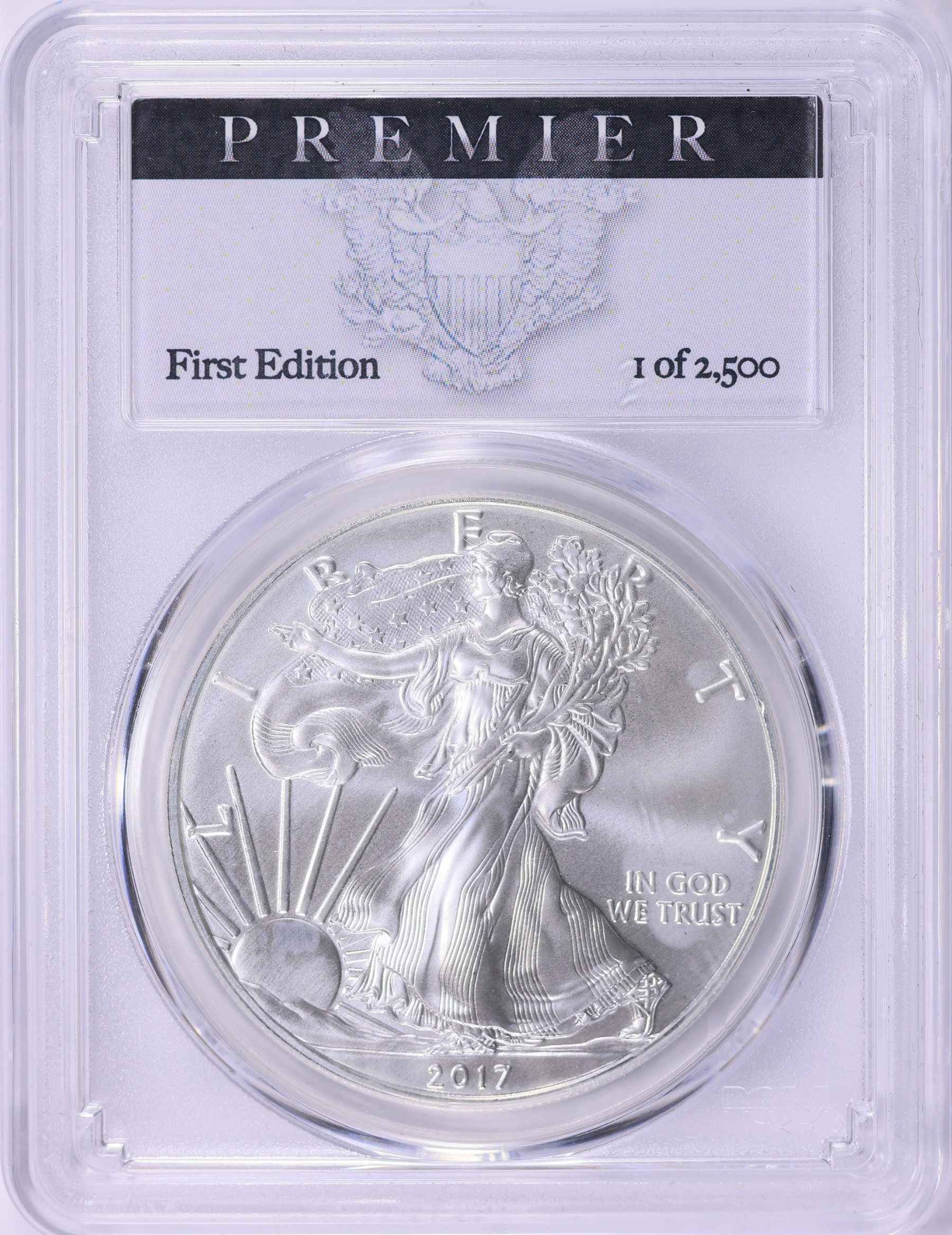 2017-(P) $1 Silver Eagle Struck at Philadelphia PCGS MS-70 (Premier ...