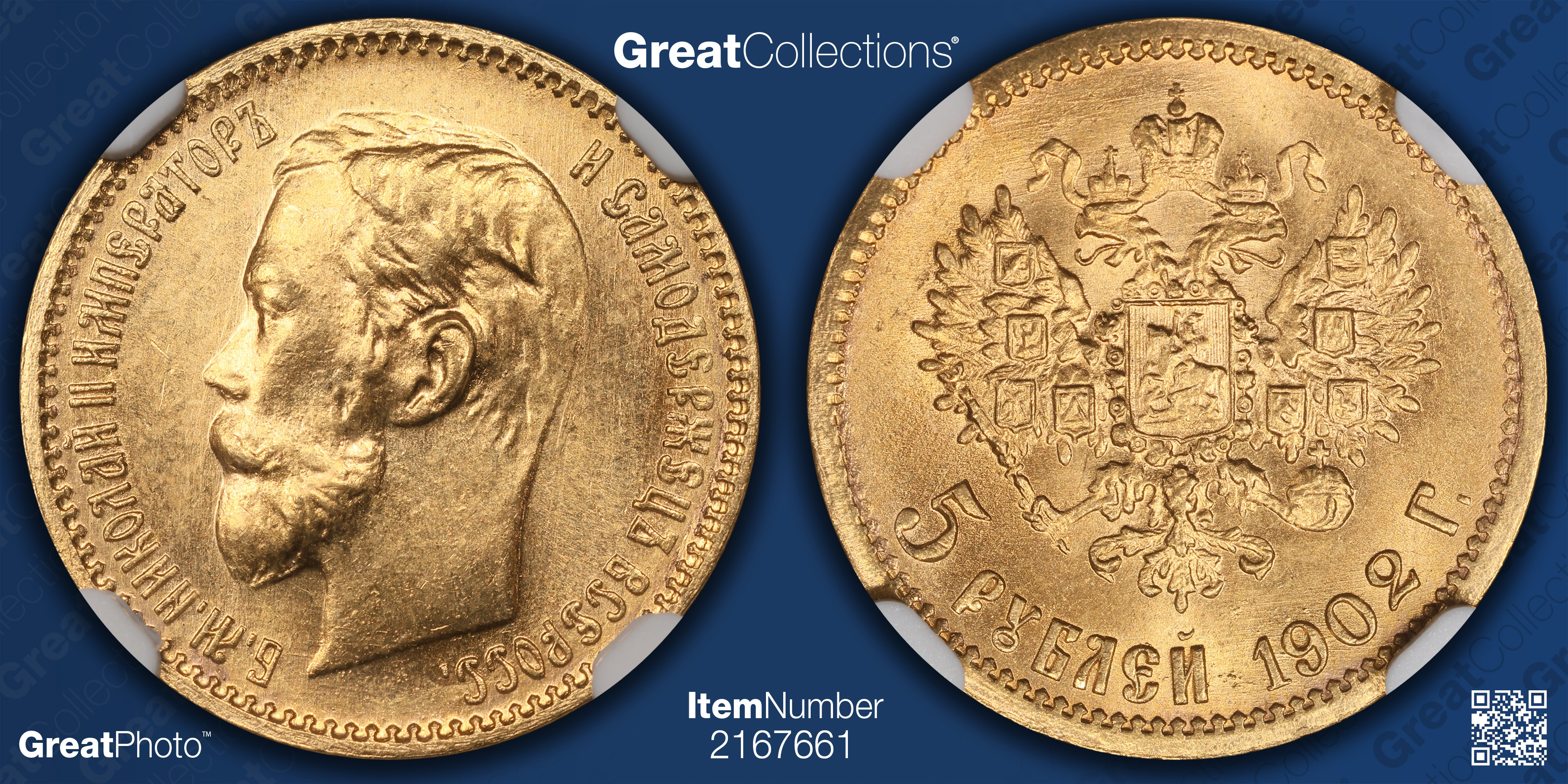 Russia 1902-AP Gold 5 Roubles Y-62 NGC MS-68 (AGW = 0.1245 Oz.) | NGC ...