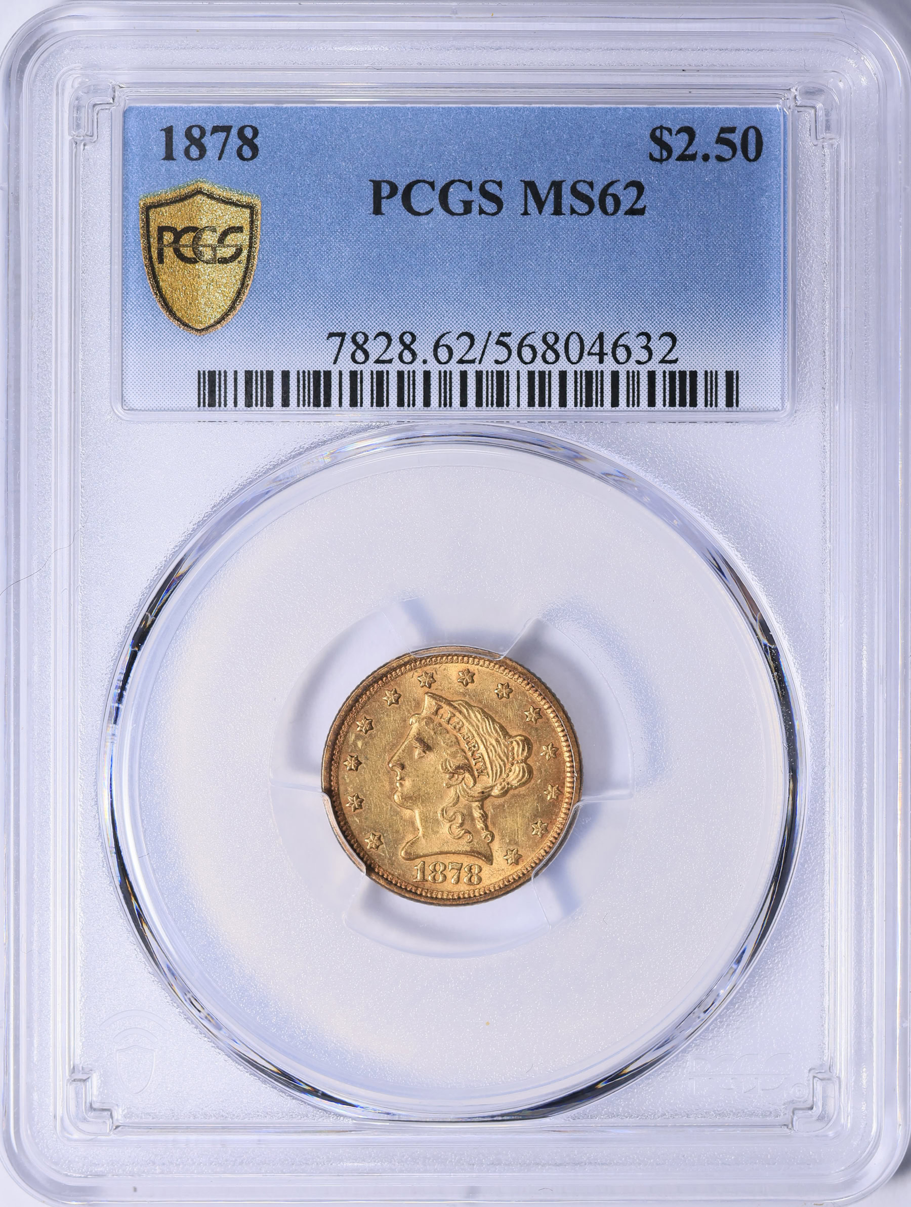 1878 Liberty Gold Quarter Eagle PCGS MS-62 (Item 2182032 ...