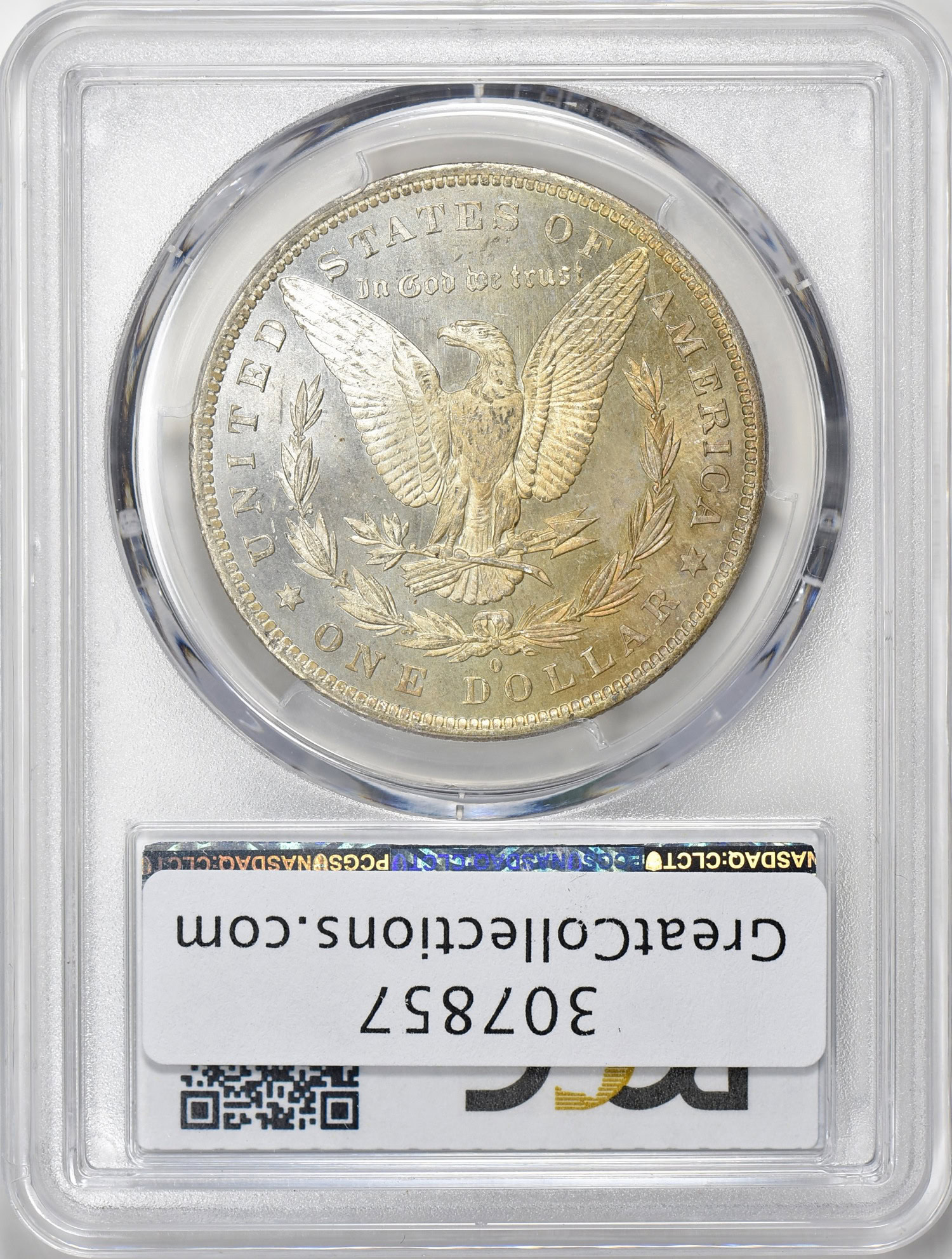 1882-O Morgan Silver Dollar PCGS MS-64 (CAC Green) (Toned) (Item 307857) | GreatCollections Coin ...