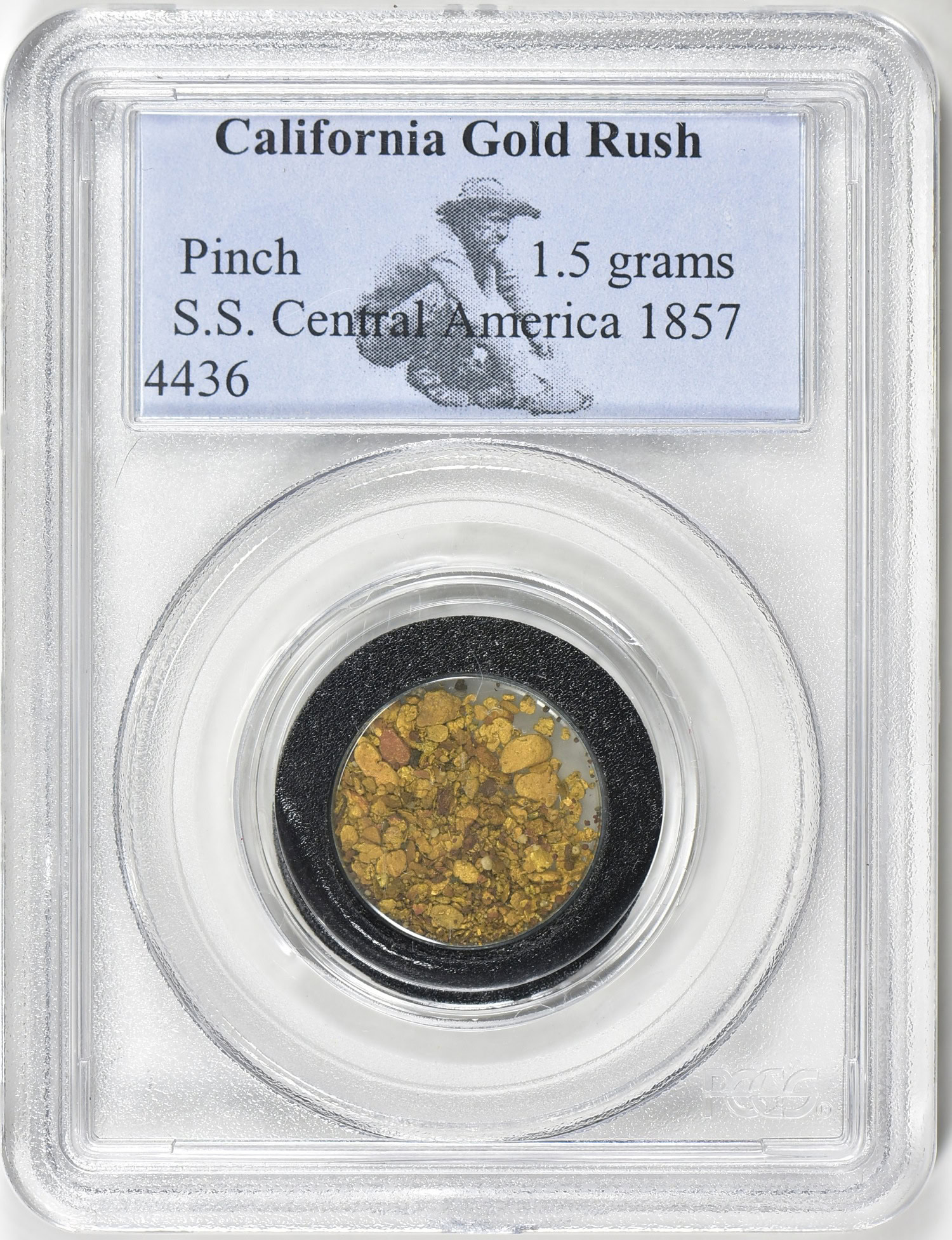 California Gold Rush Pinch 1.5 grams 1857 Shipwreck S.S. Central ...