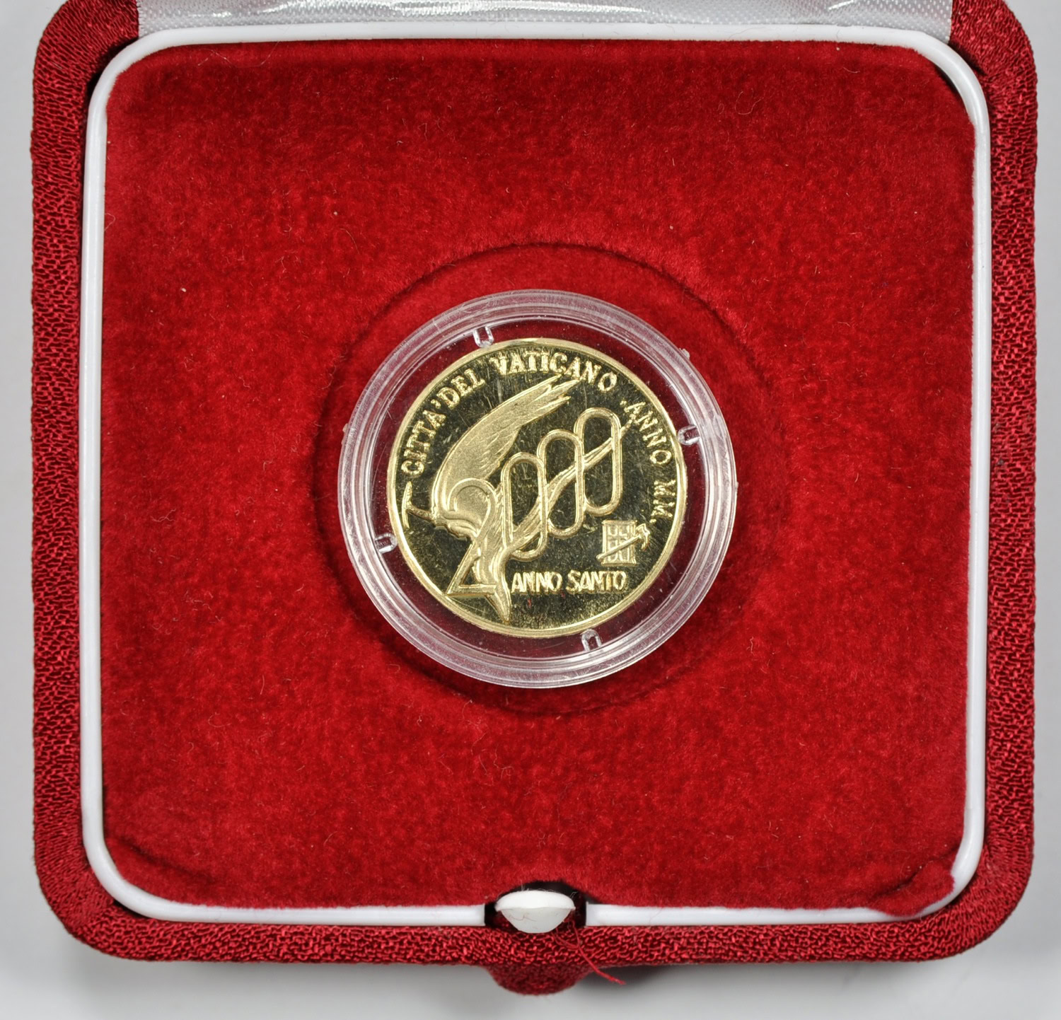 Italy - Vatican City 2000 Gold 18kt Proof Porta Santa, Anno Santo ...