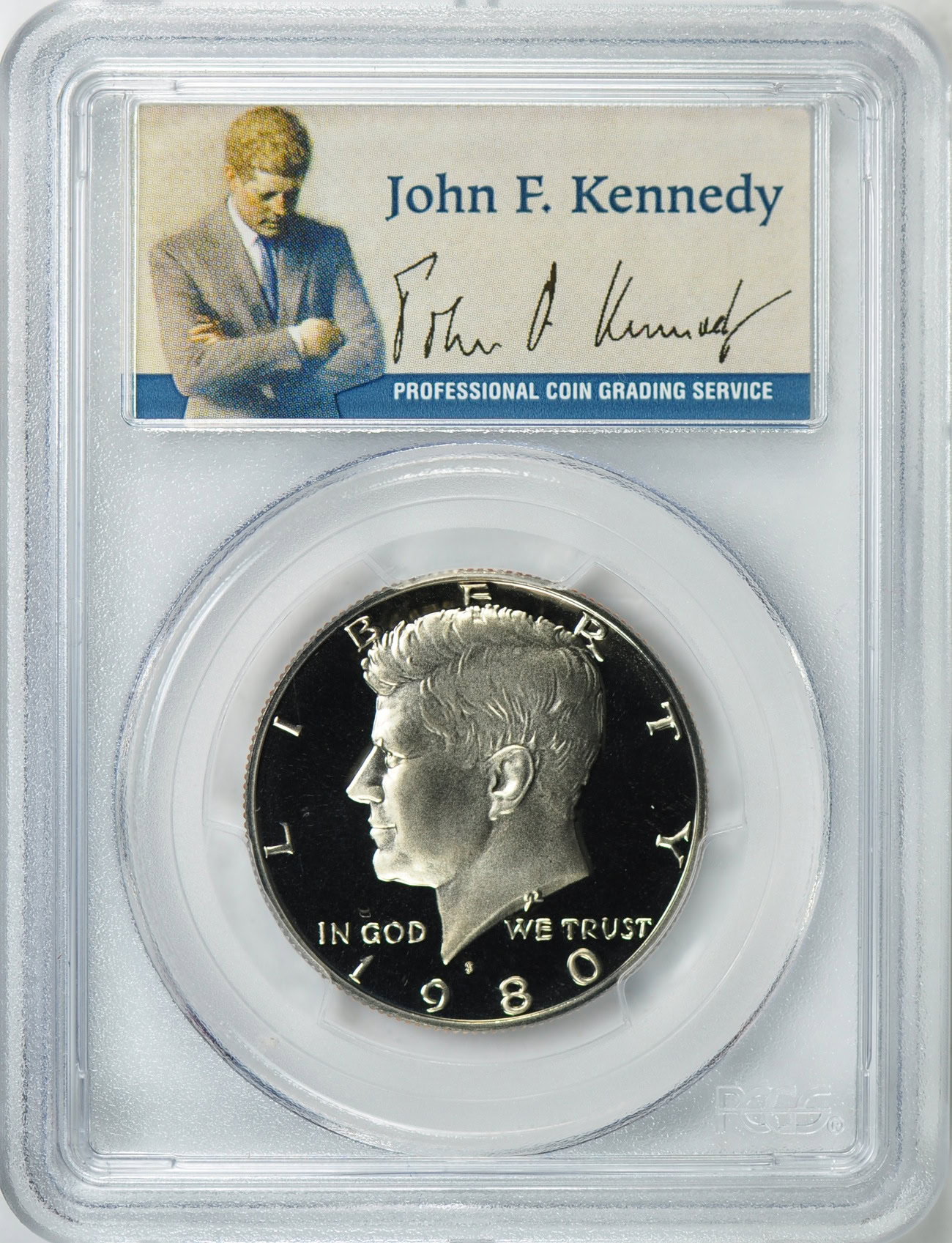 1980-S Kennedy Half Dollar Proof-70 DCAM (John F. Kennedy Label) (Item ...