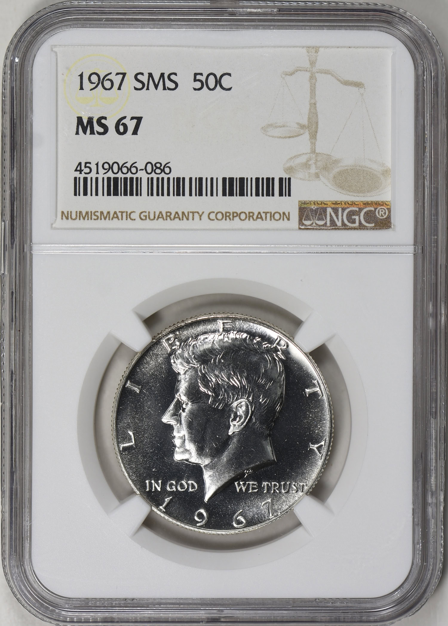 1967 1c-50c SMS Set NGC MS-67 (5 Coins) (Item 487782 ...