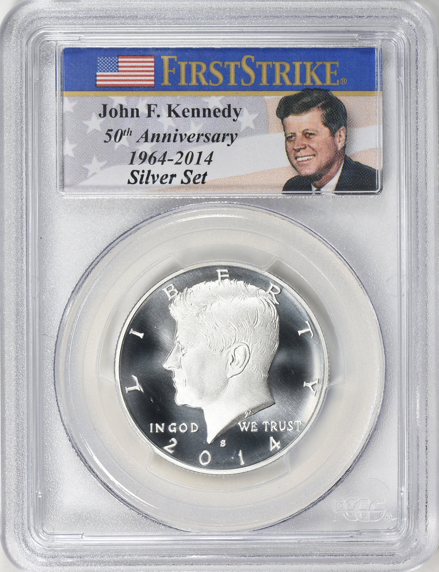 2014 Kennedy Half Dollar Silver. Set First Strike 50th Anniversary PCGS ...