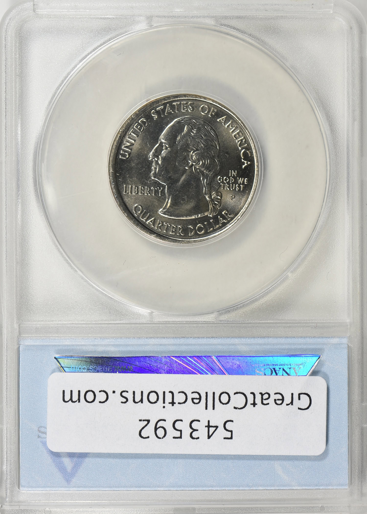 Mint Error 2006-P State Quarter South Dakota Smooth Edge Broadstrike ...