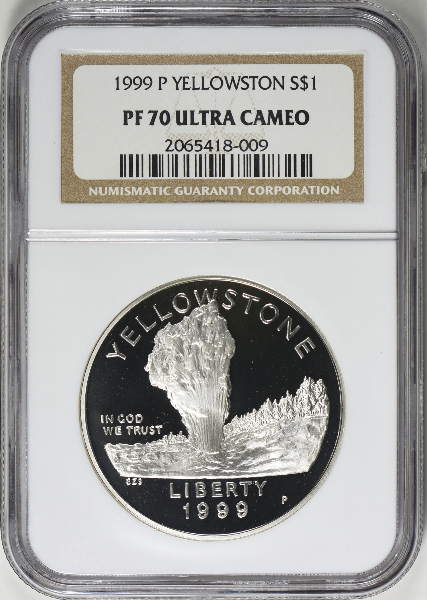1999-P Yellowstone National Park Silver Dollar NGC Proof-70 UC (Item ...