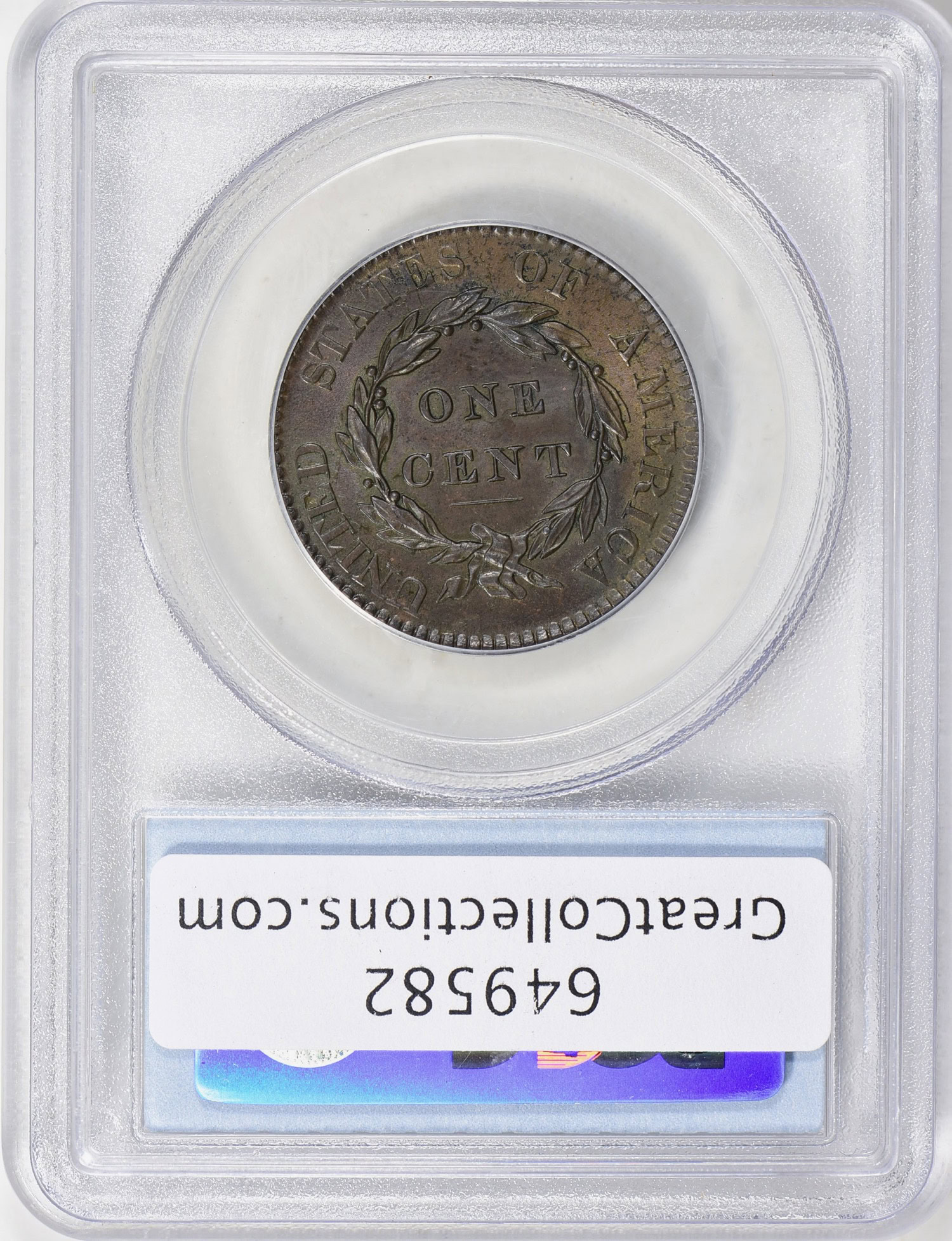 1820 Matron Cent Large Date PCGS MS-61 BN (Item 649582 ...