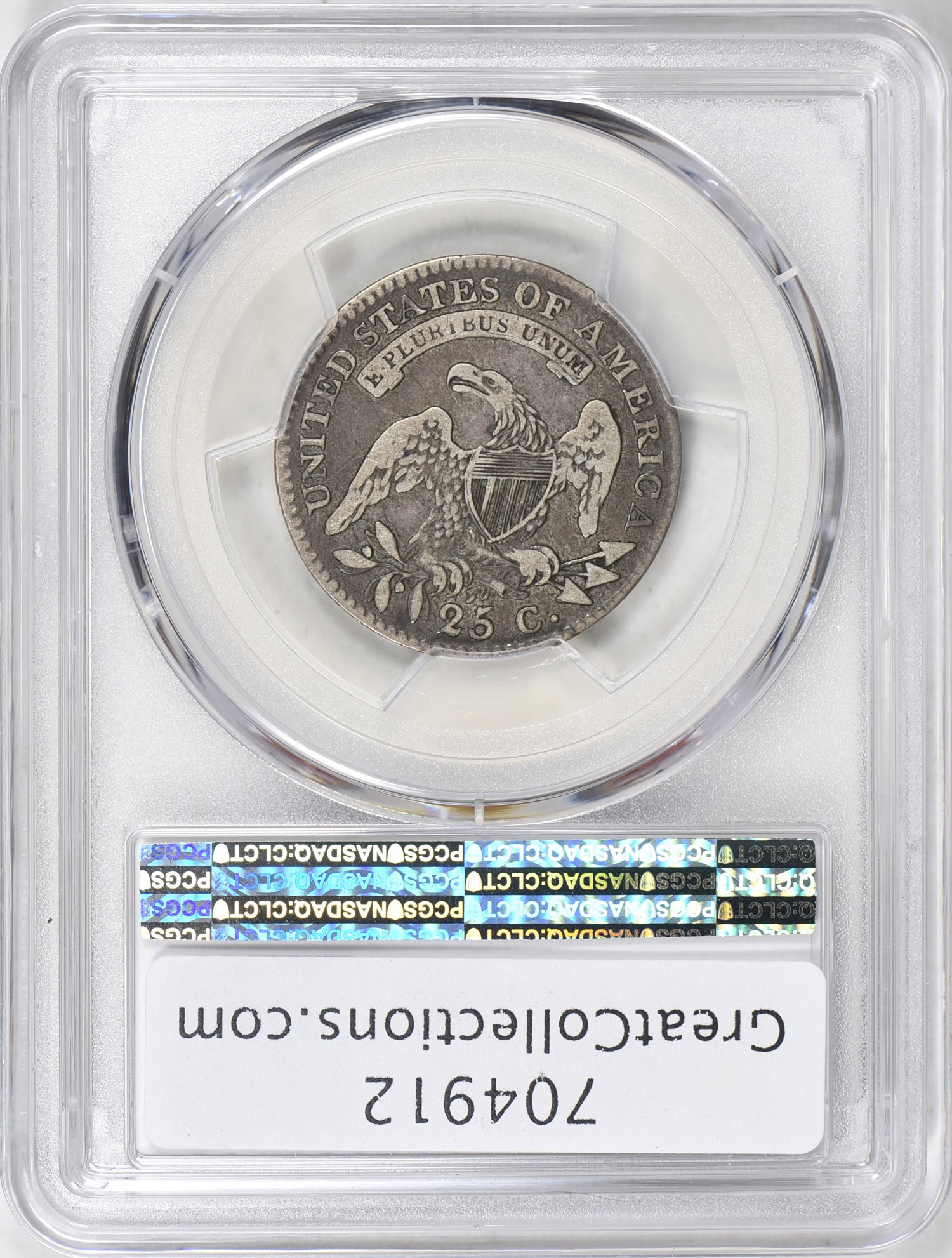 1815 Capped Bust Quarter PCGS F-15 (Item 704912) | GreatCollections ...