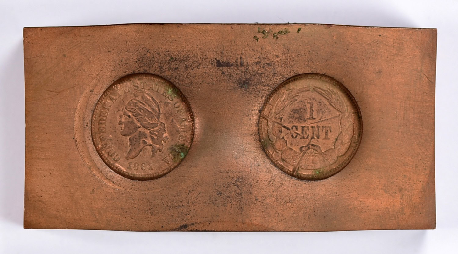 ND (c.1960s) Bashlow Restrike Confederate States Cent Obverse and ...