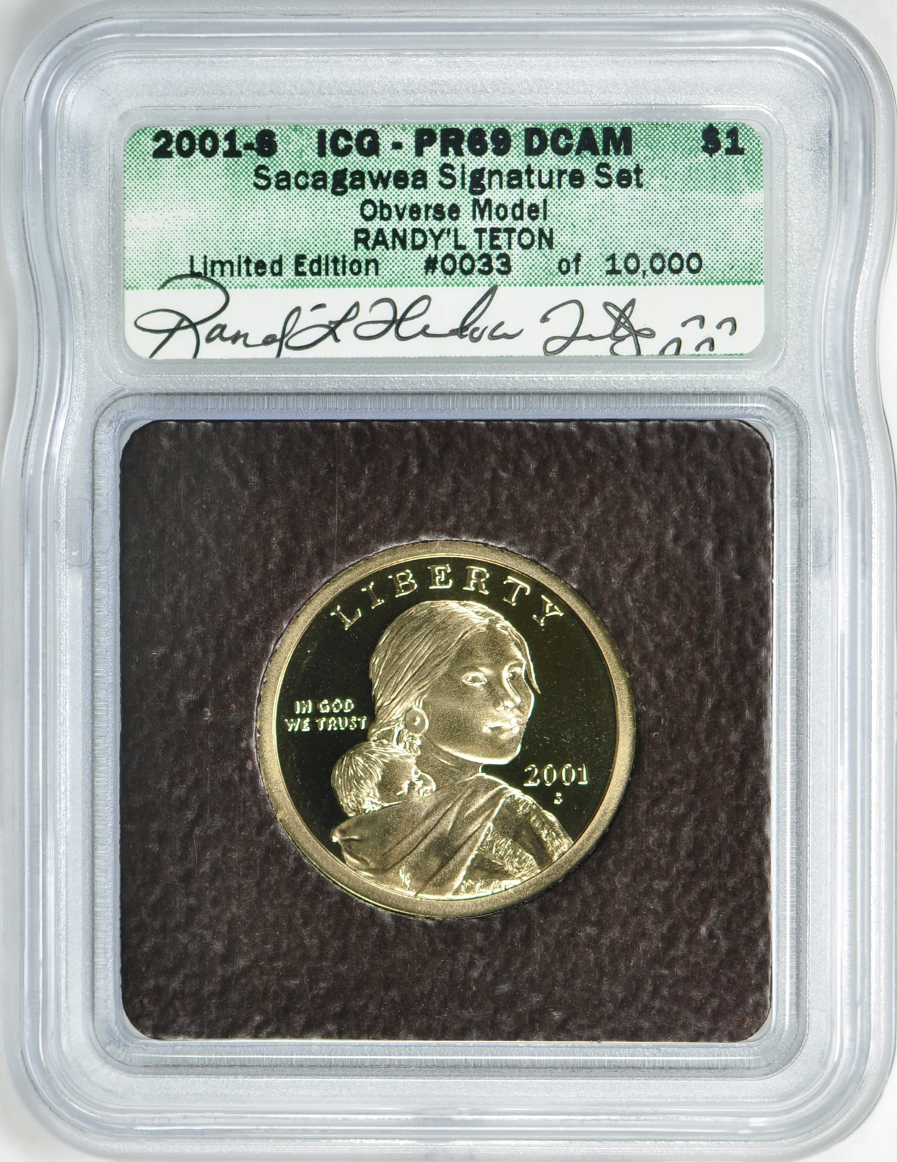 2000-D/S and 2001-P/D/S Sacagawea Dollar Signature Set ICG MS-66/Proof ...