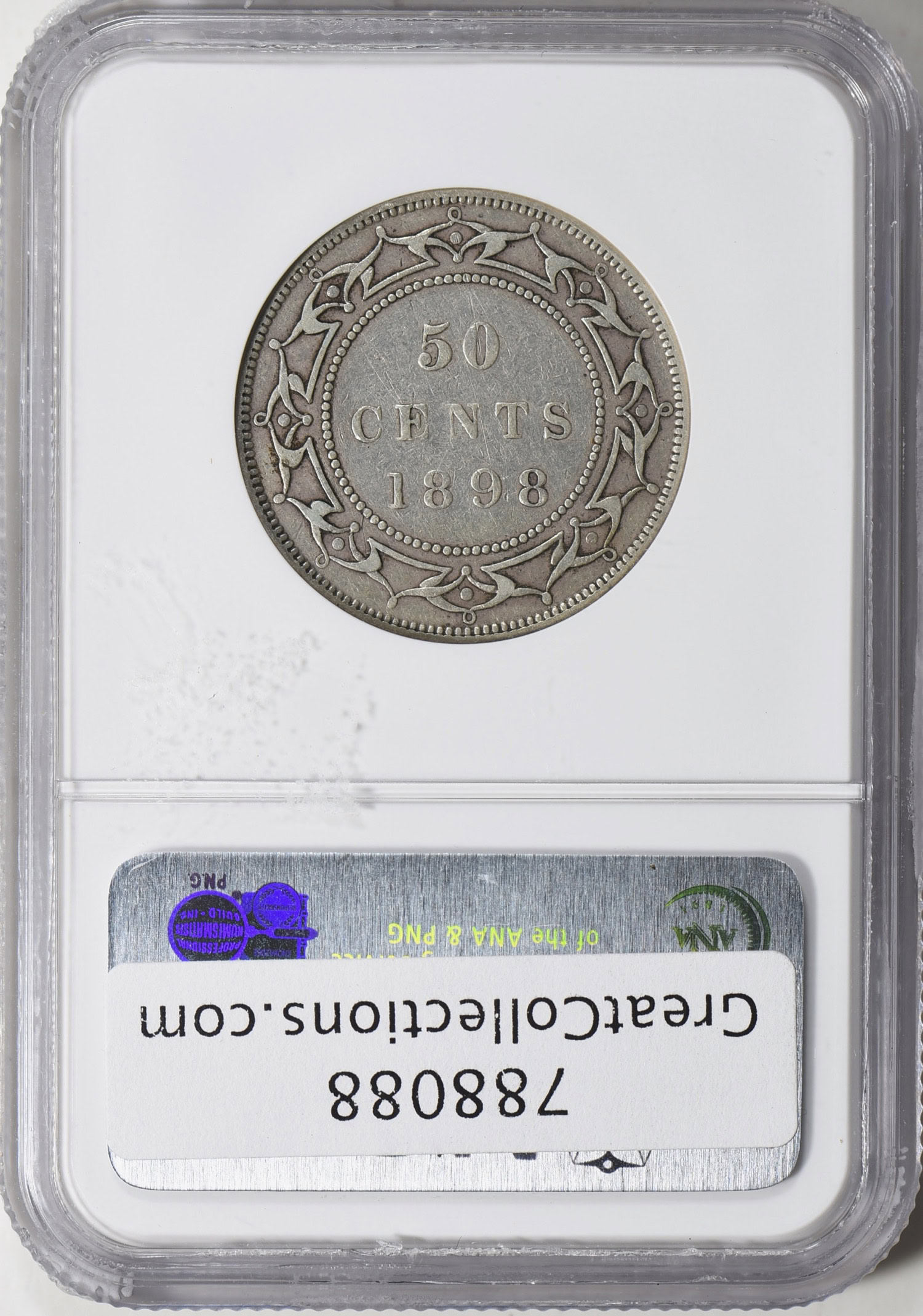 Canada - Newfoundland 1898 Silver 50 Cents KM-6 NGC VF-30 (Item 788088 ...