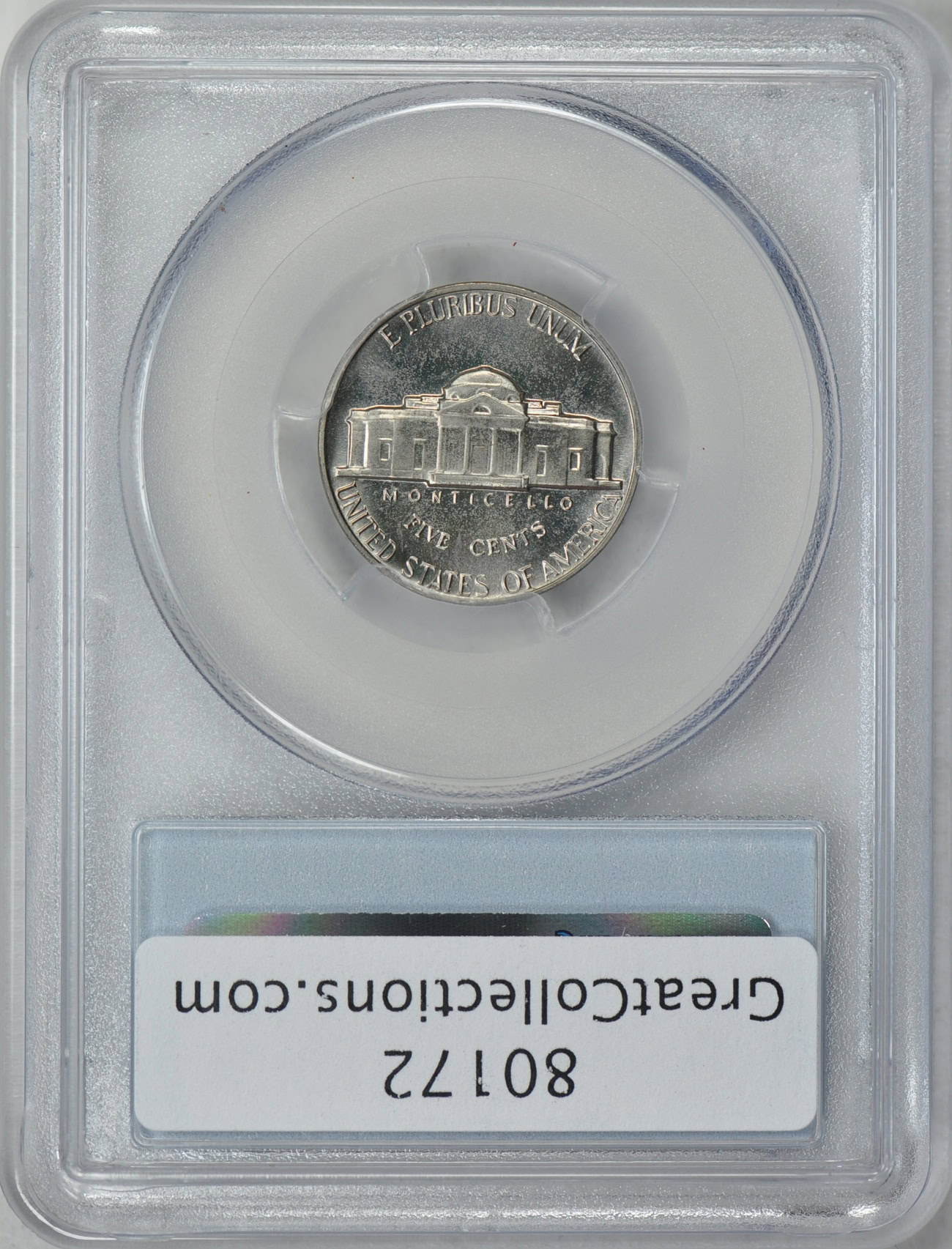 1965 Jefferson Nickel SMS PCGS SP-65 (Item 80172) | GreatCollections ...