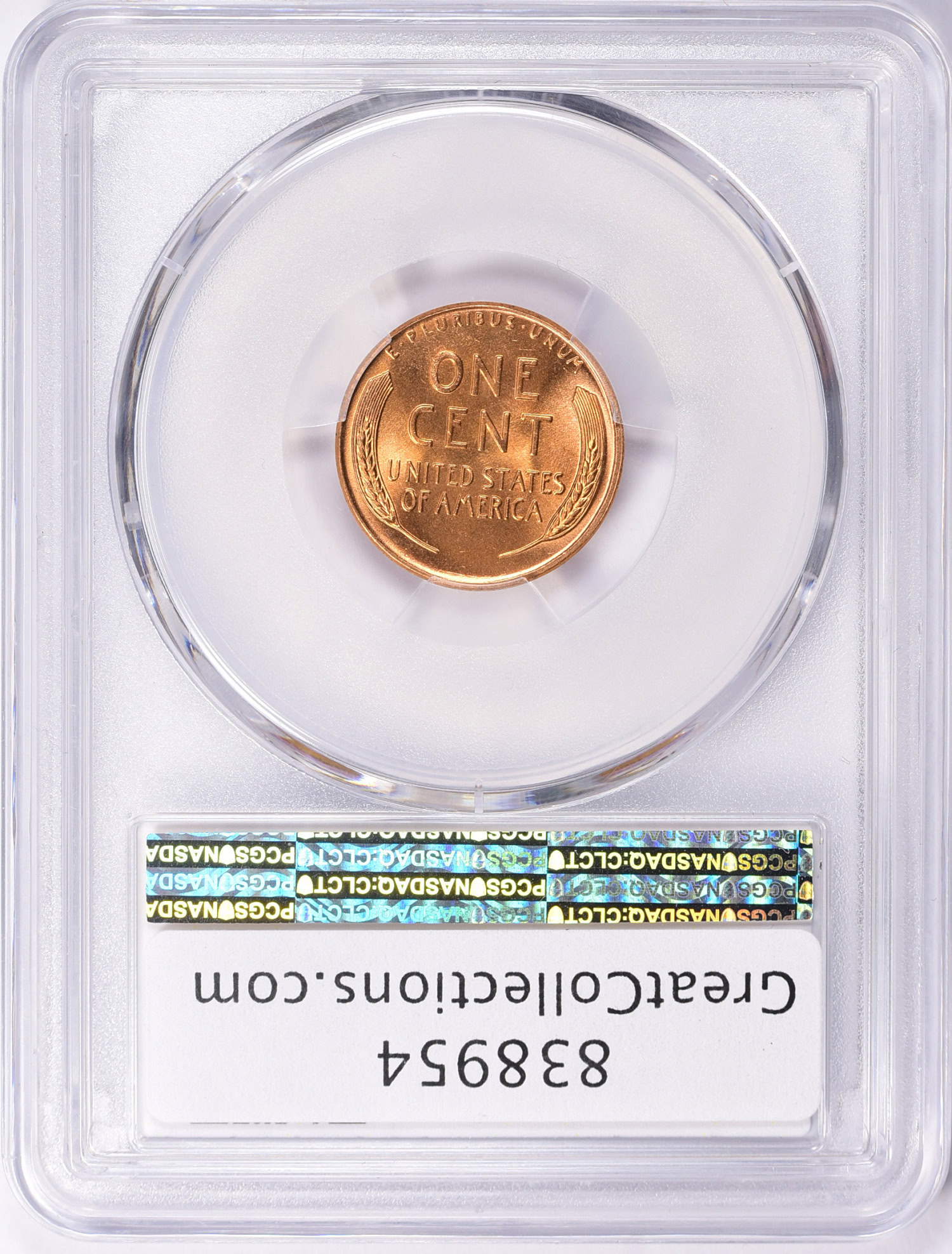 1958-D Lincoln Cent PCGS MS-67+ RD (CAC Green) (Item 838954 ...