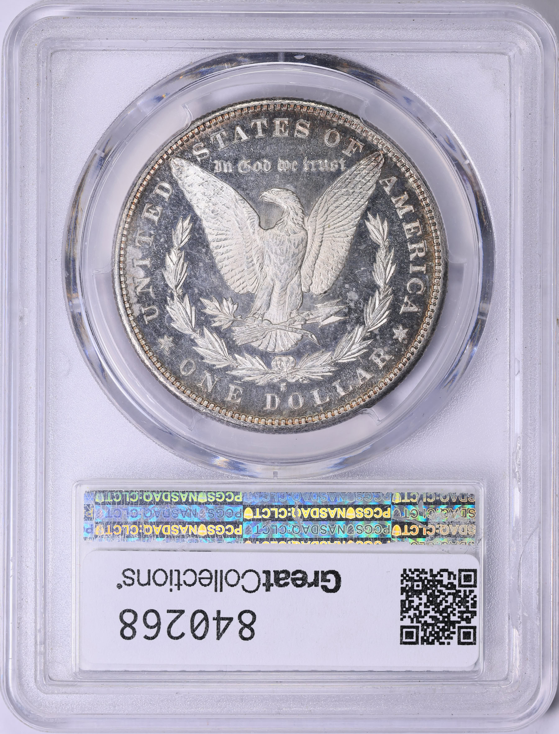 1881-S Morgan Silver Dollar PCGS MS-66 PL (CAC Green) (Toned) (Item 840268) | GreatCollections ...