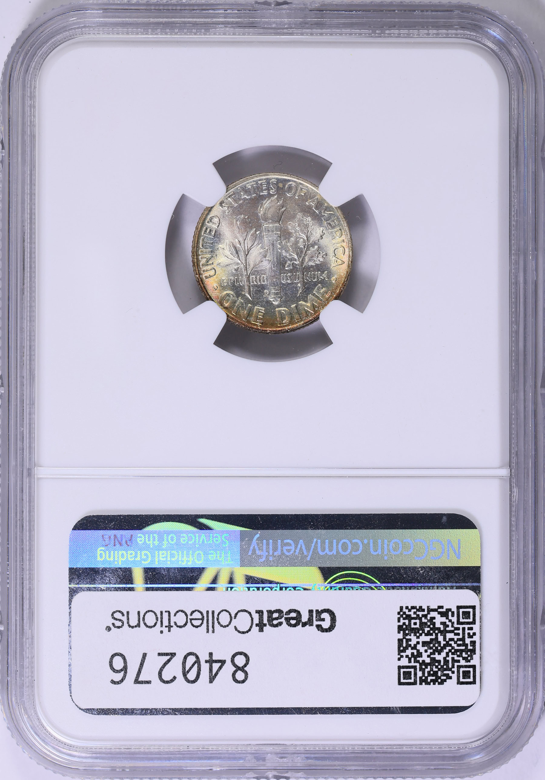 1953-D Roosevelt Dime NGC MS-68 FT (Toned) (Item 840276 ...