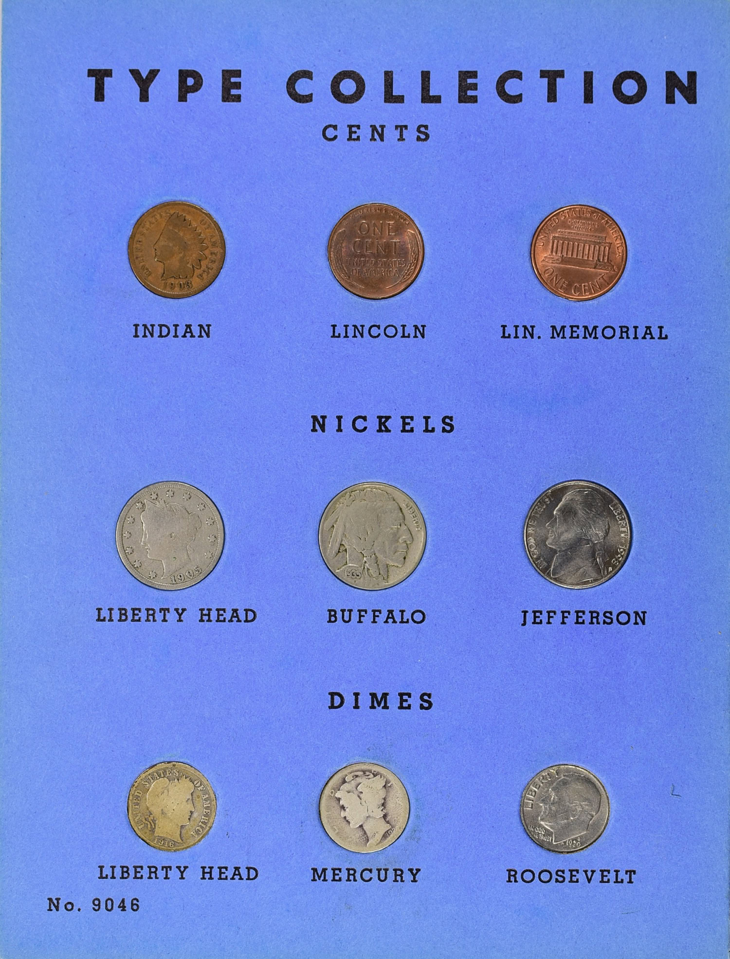 c.1882 - 1998 Twentieth Century U.S. Coin Type Set Uncertified in ...