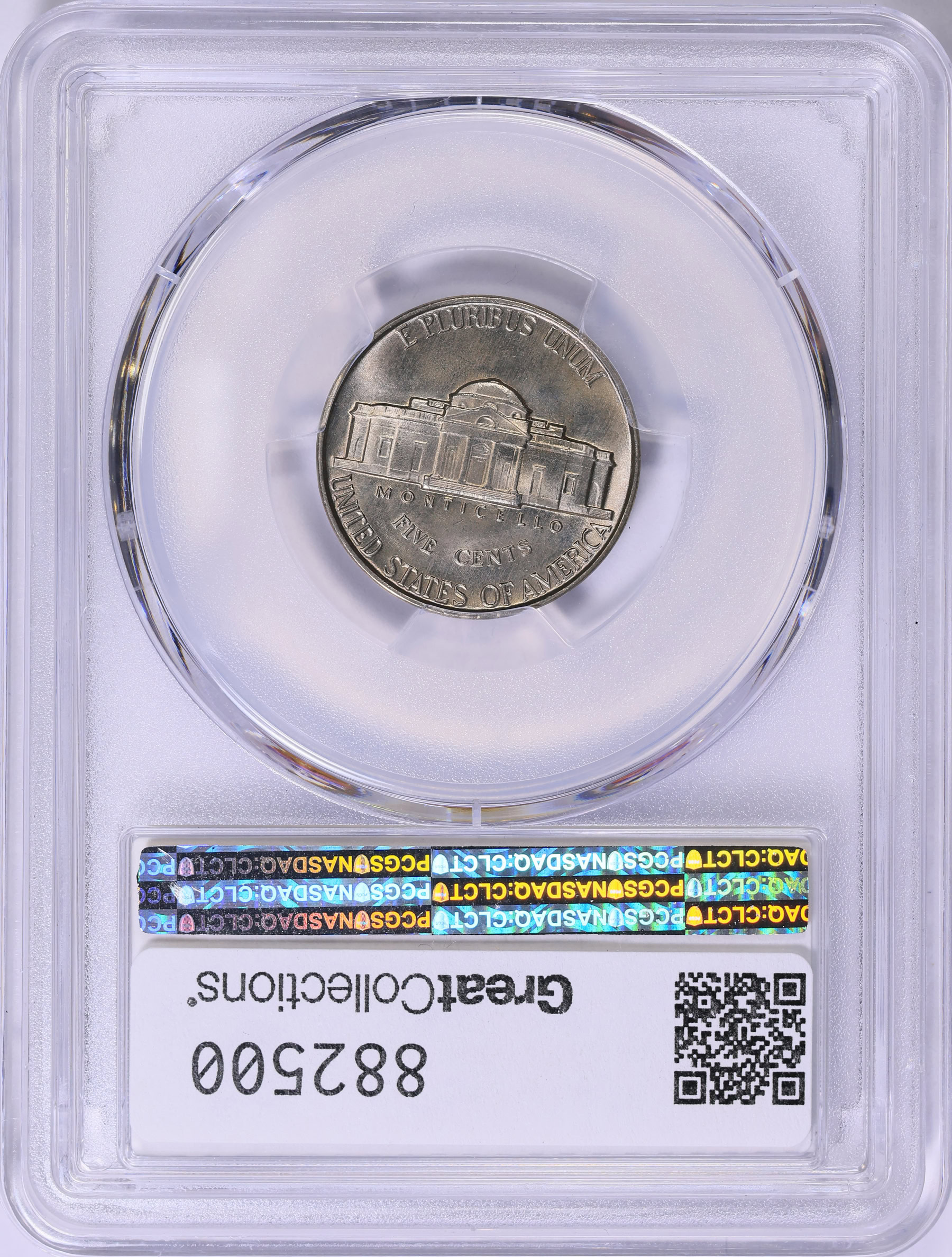 1939 Jefferson Nickel Reverse of 1940 PCGS MS-67 FS (Item 882500) | GreatCollections Coin Auctions