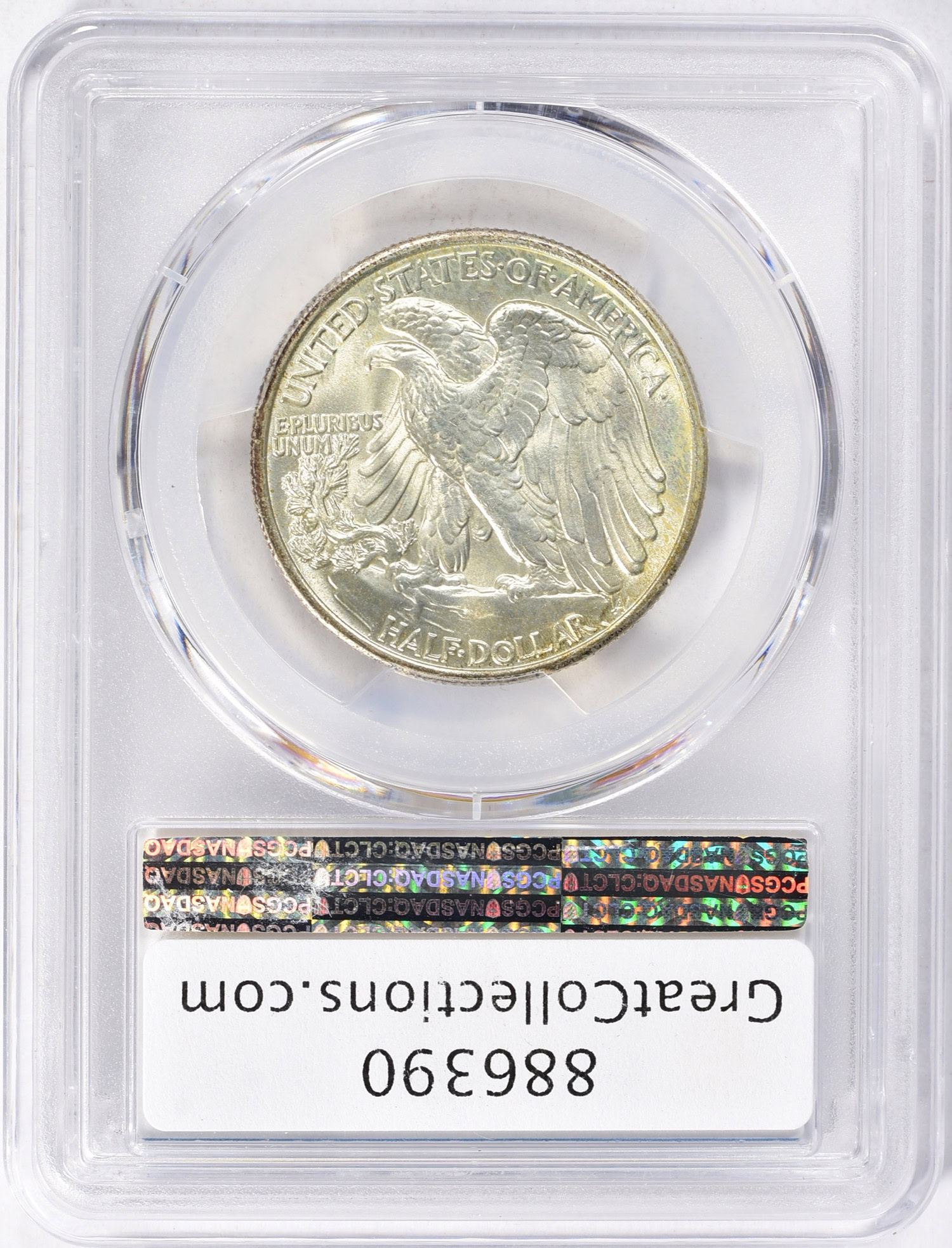 1934 Walking Liberty Half Dollar PCGS MS-67+ (CAC Green) (Item 886390) | GreatCollections Coin ...