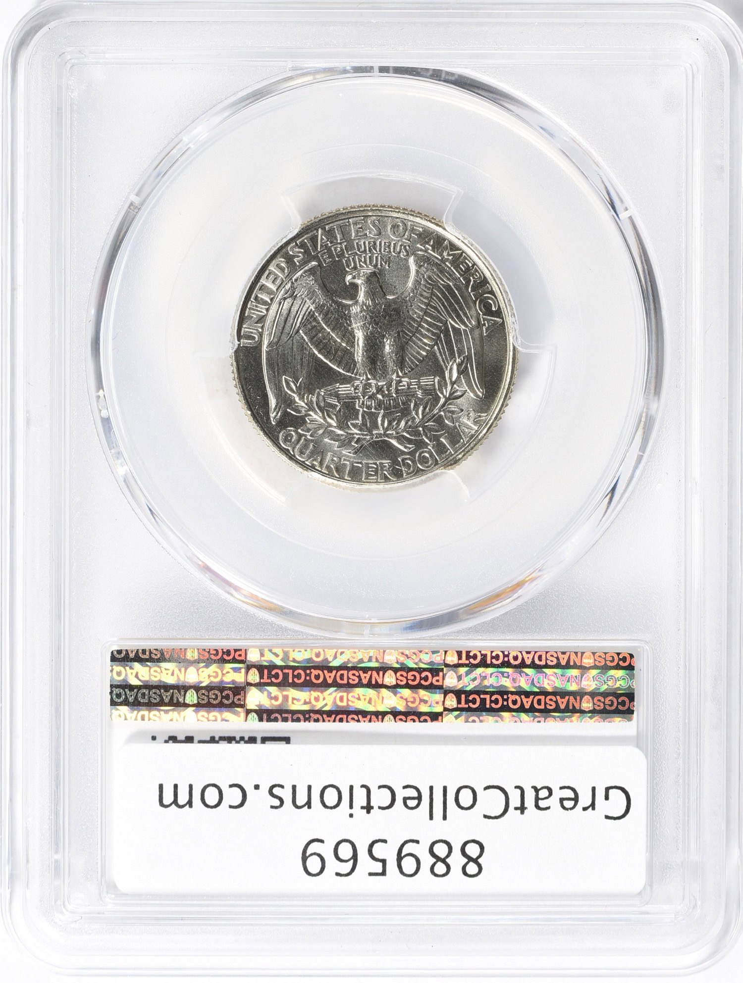 1993-D Washington Quarter PCGS MS-66 (Item 889569) | GreatCollections ...