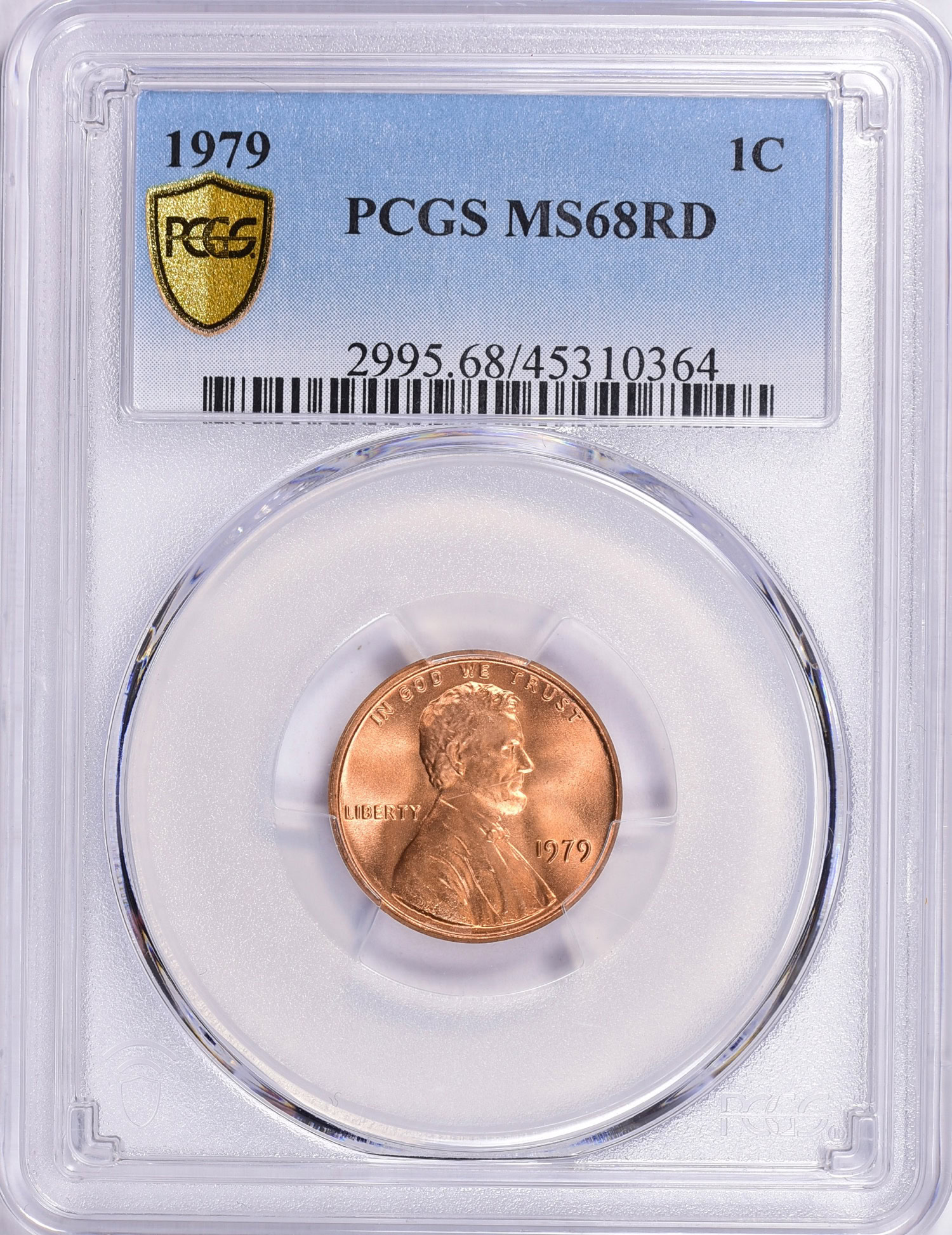 1979 Lincoln Cent PCGS MS-68 RD (Item 896457) | GreatCollections Coin ...