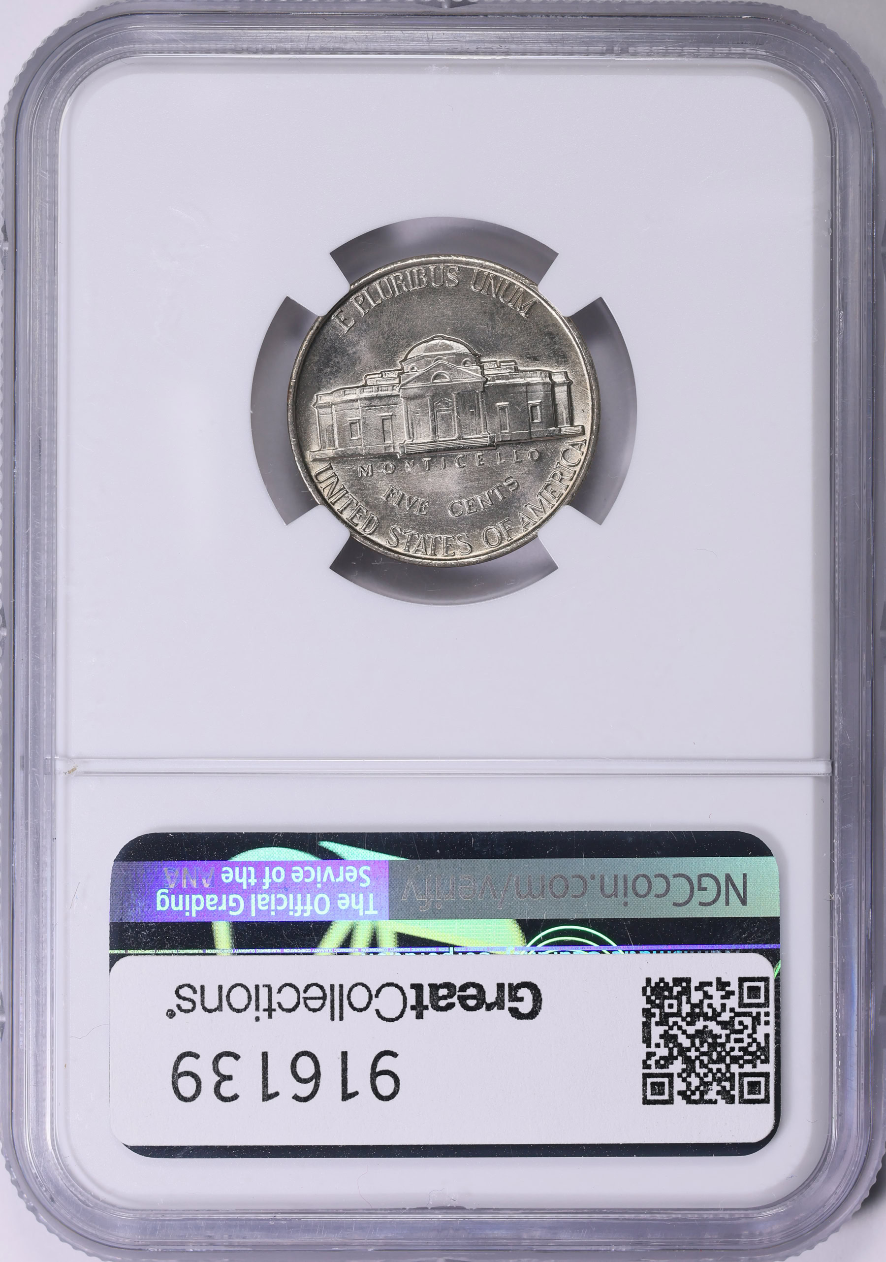1940 Jefferson Nickel NGC MS-67+ 5FS (Item 916139) | GreatCollections Coin Auctions