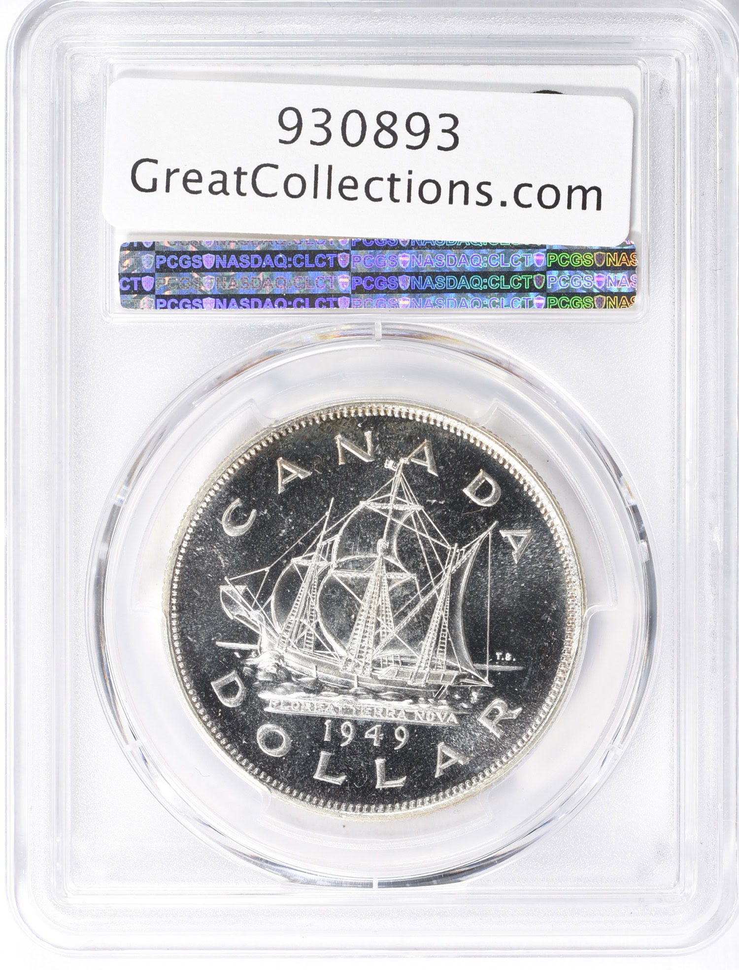 Canada 1949 Silver Dollar Newfoundland KM-47 PCGS PL-66 (Item 930893 ...