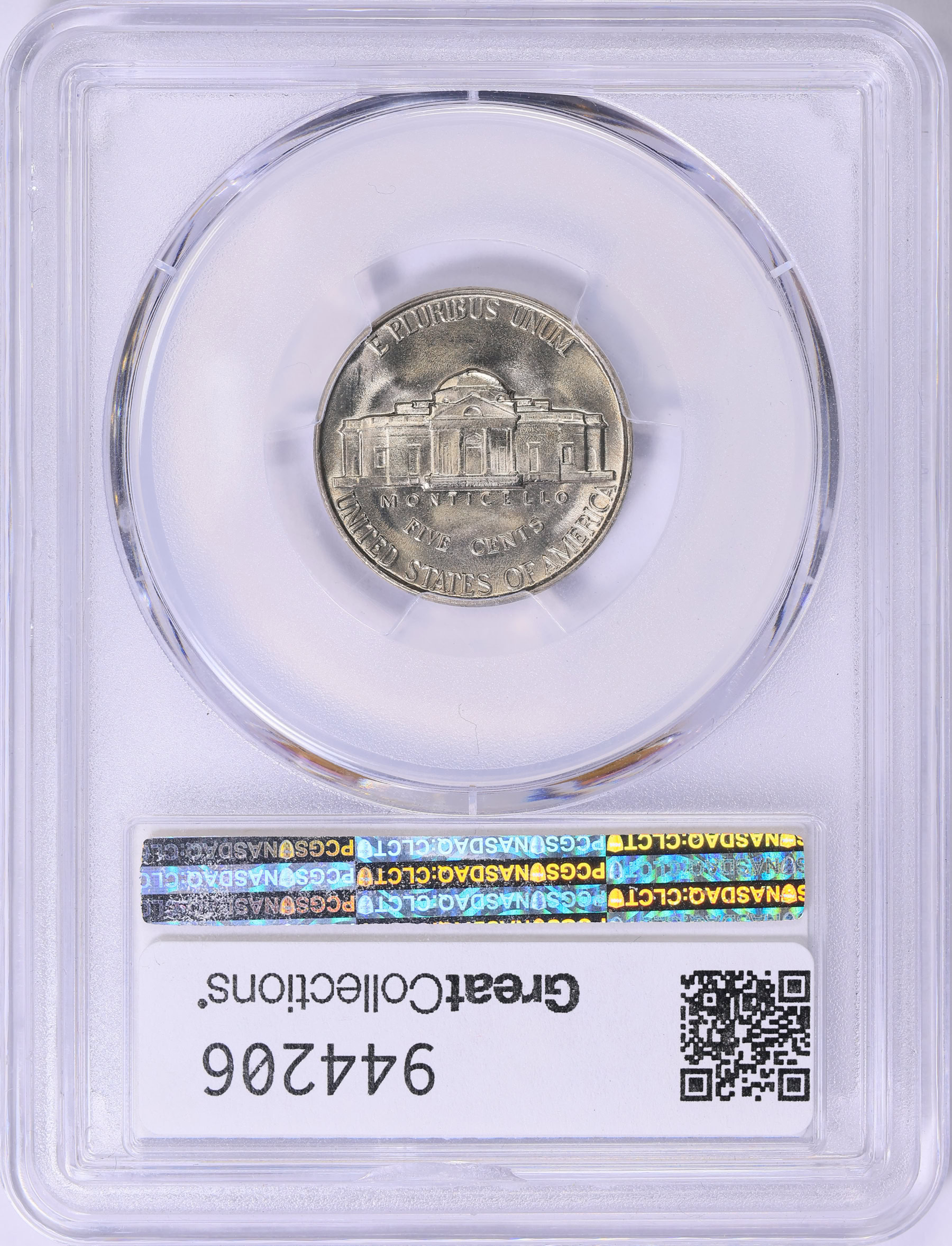 1941 Jefferson Nickel PCGS MS-67 FS (Item 944206) | GreatCollections Coin Auctions