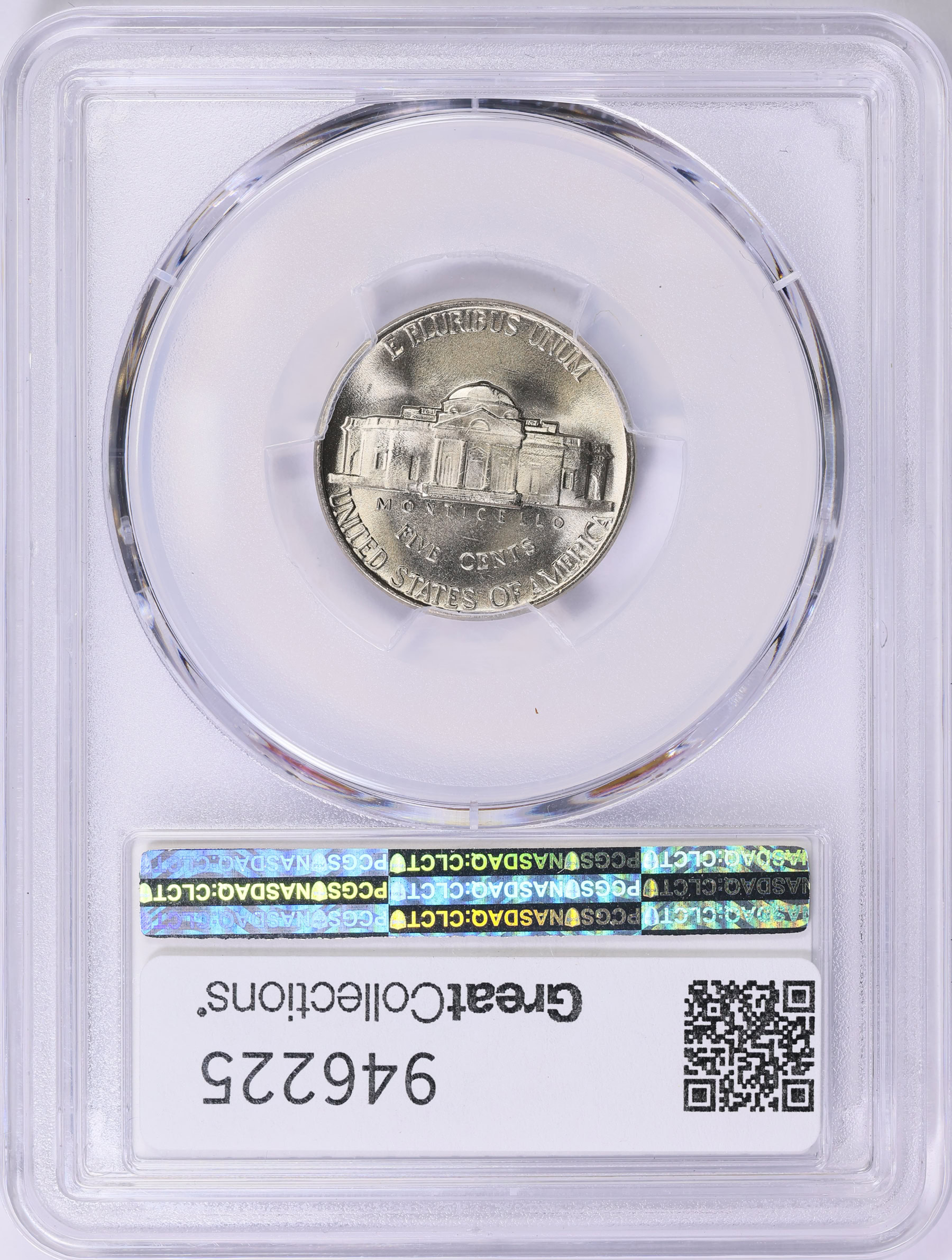 1940 Jefferson Nickel PCGS MS-67 FS (Item 946225) | GreatCollections Coin Auctions