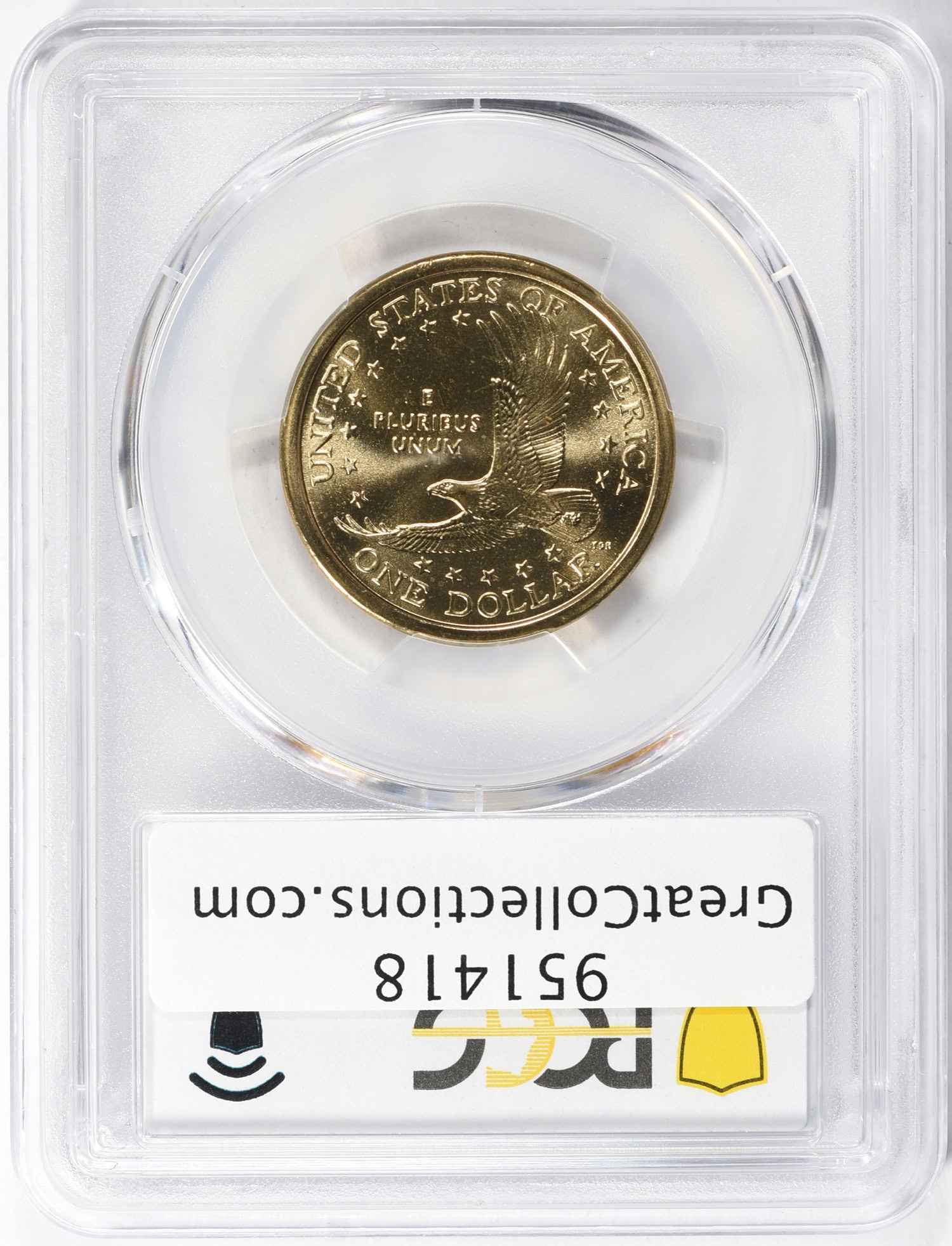 2000-P Sacagawea Dollar Wounded Eagle PCGS MS-65 (Item 951418 ...