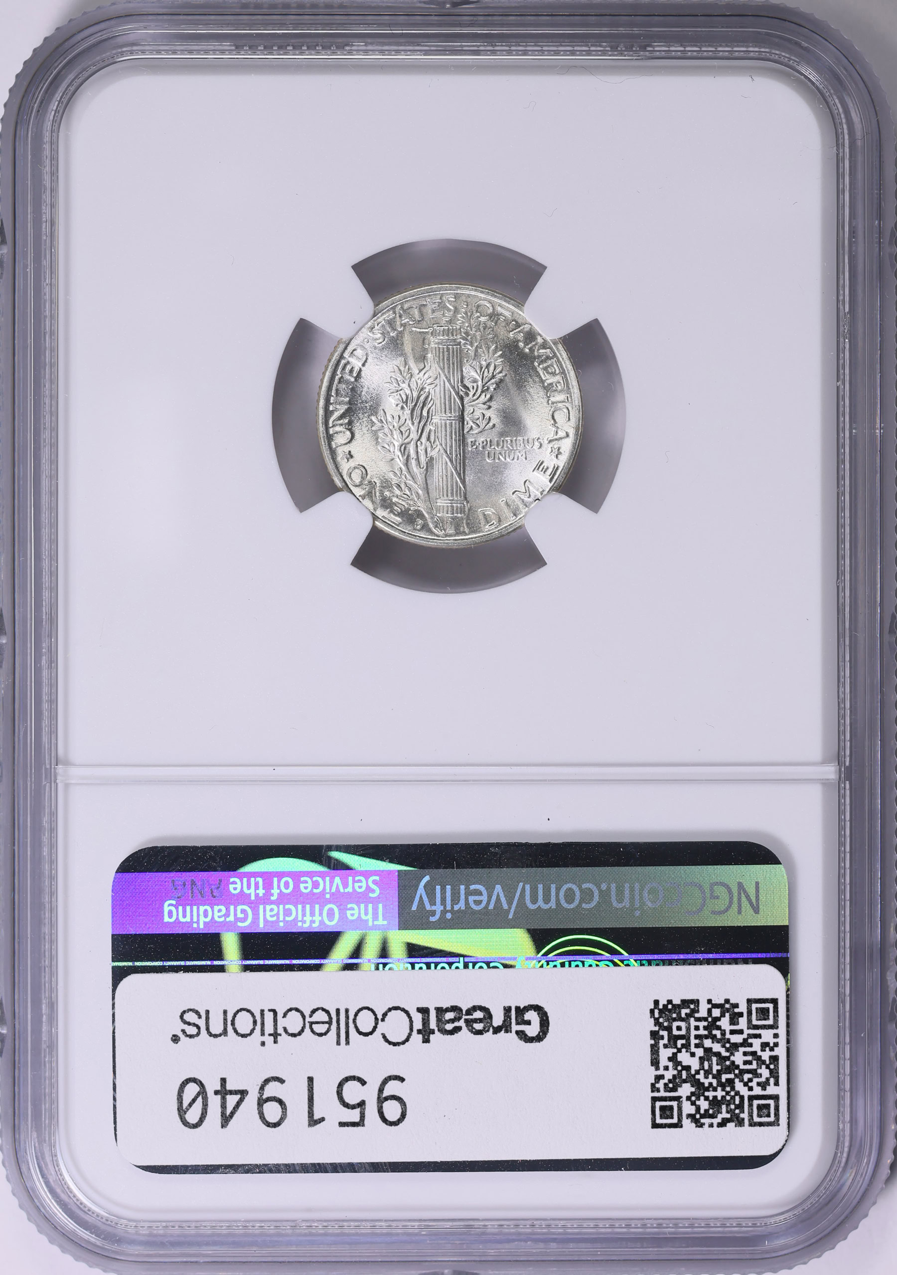 1944-D Mercury Dime NGC MS-67 FB (CAC Green) (Item 951940 ...